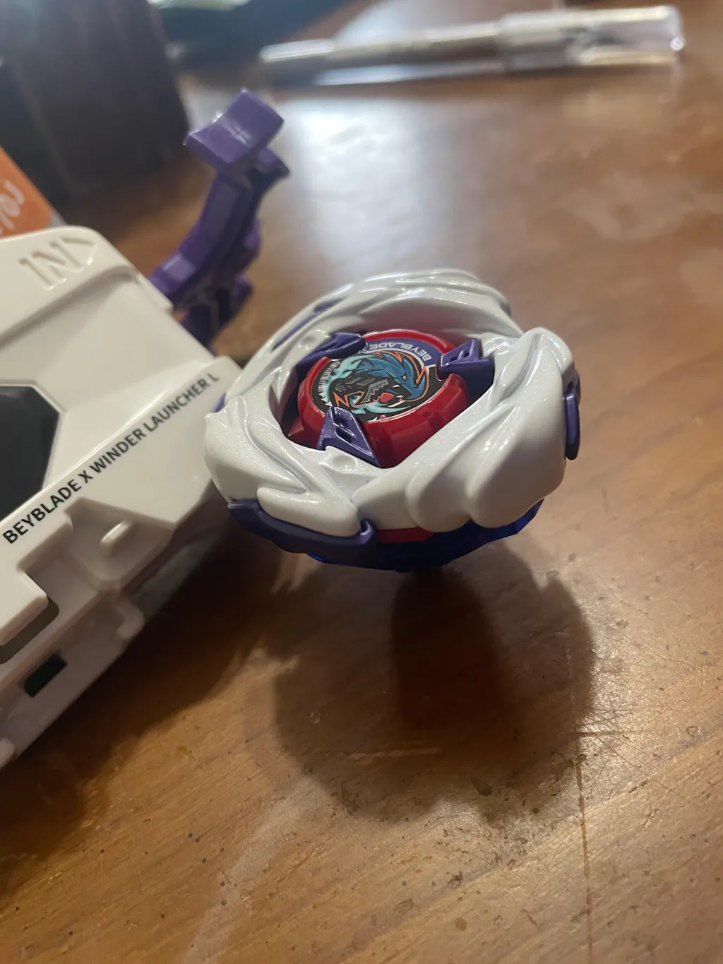 Takara Tomy Beyblade X Knight Mail 3-85BS (from UX-10 set)