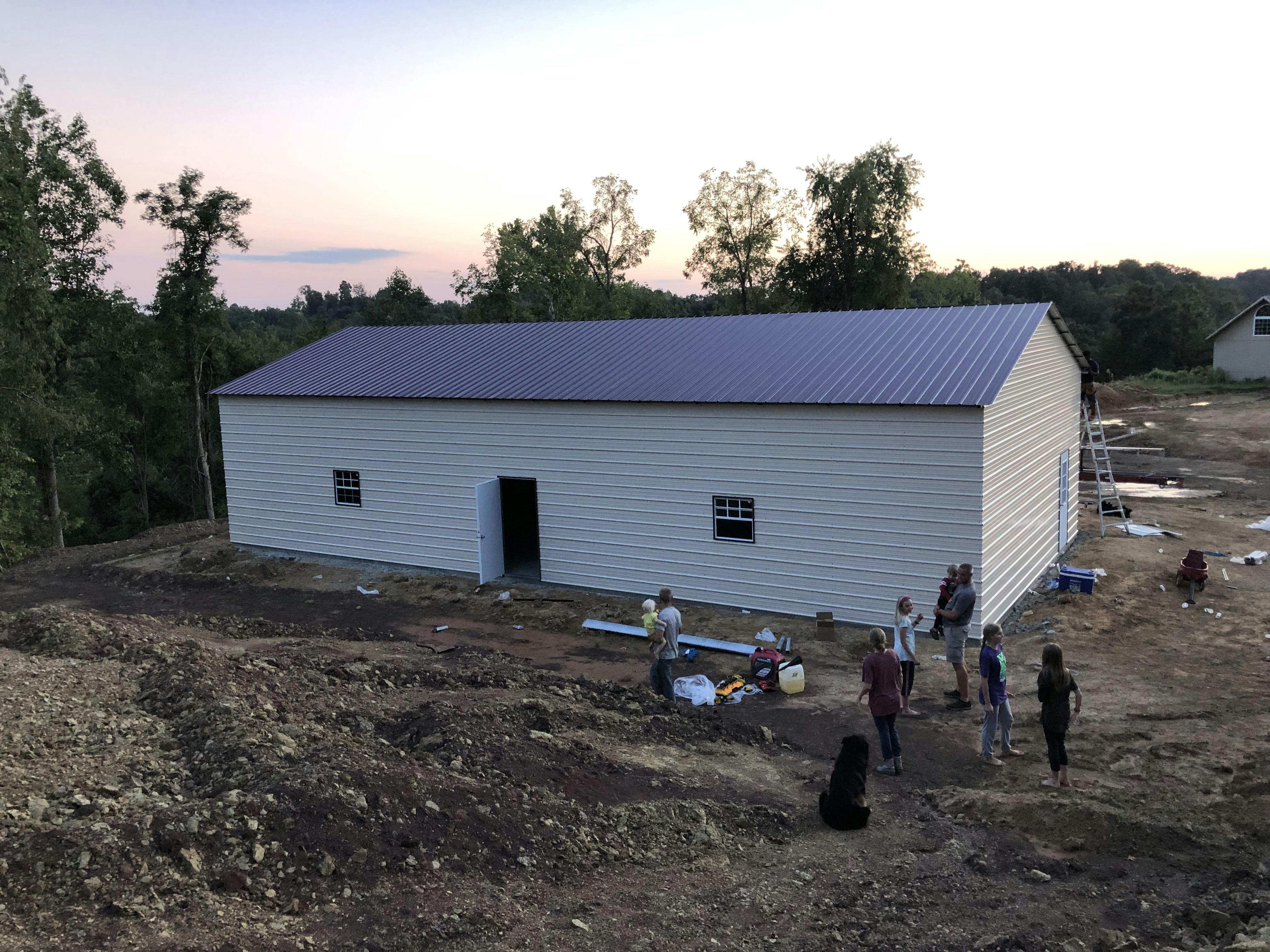 Maverick Metal Garage 24x30x10 - Big Buildings Direct