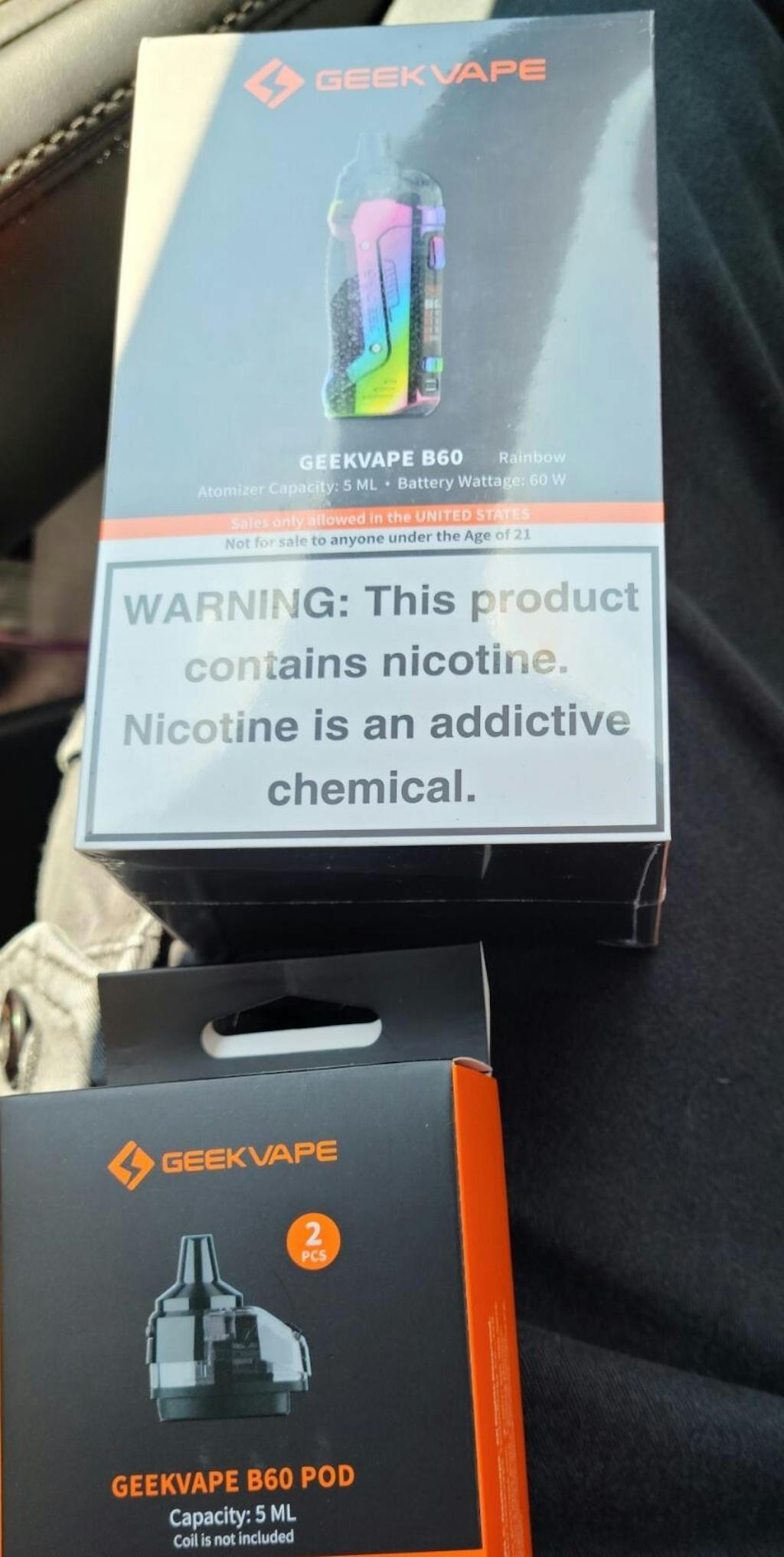 Geek Vape B60 Aegis Boost 2 | Full Kit with 2000mah Battery