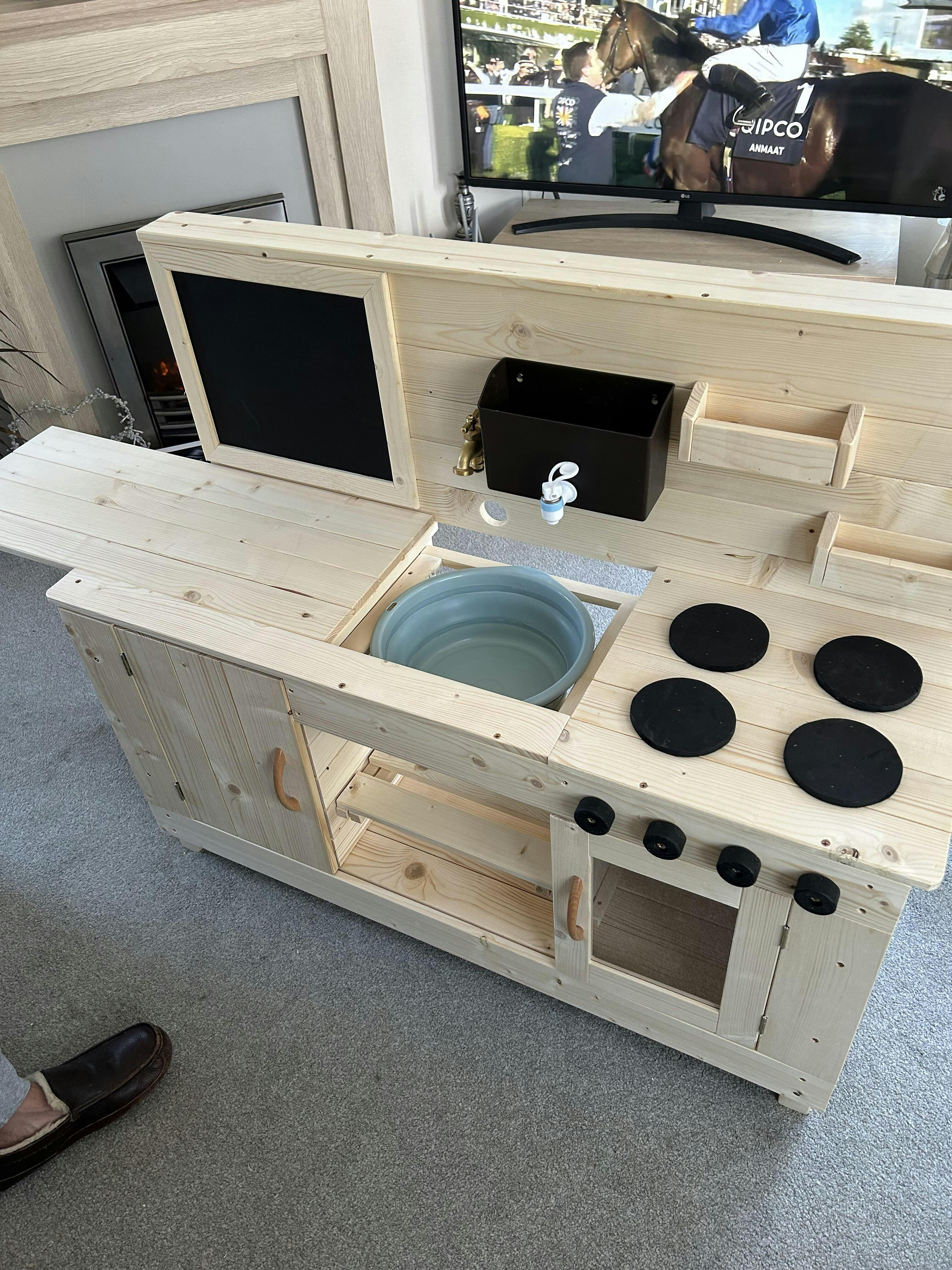 Large Triple Mud Kitchen For Outdoor Play | Big Game Hunters