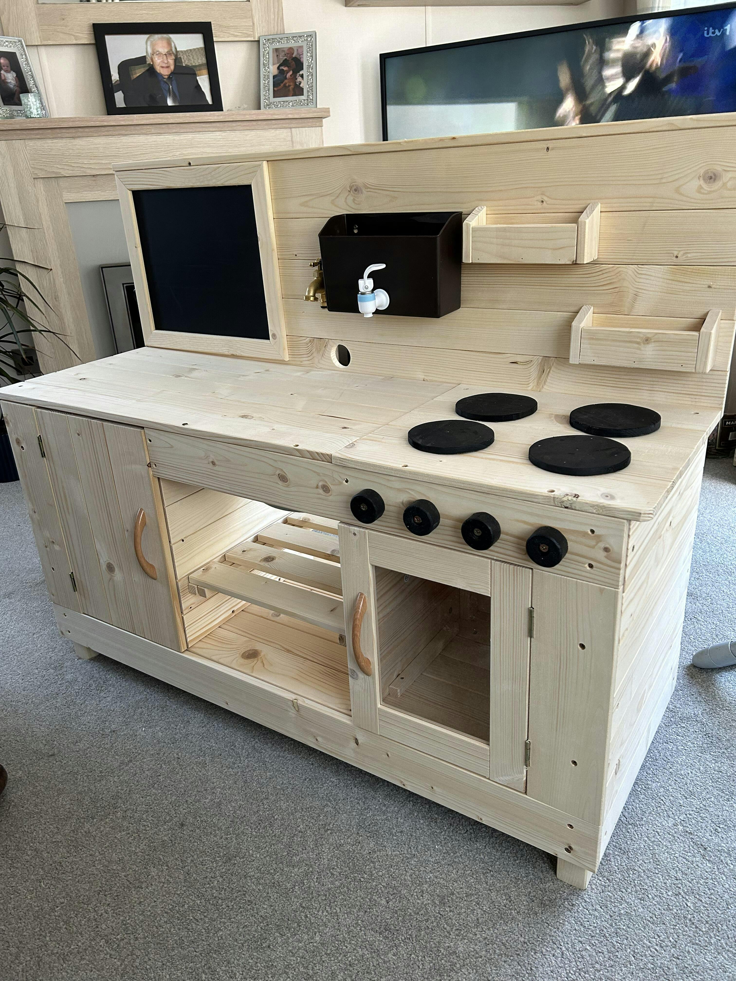 Large Triple Mud Kitchen For Outdoor Play | Big Game Hunters