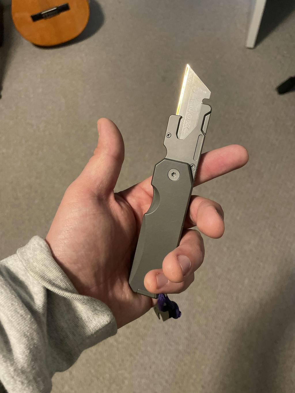 Titanium Utility Knife - Durable, Lightweight Ti Utility Knife | Big ...