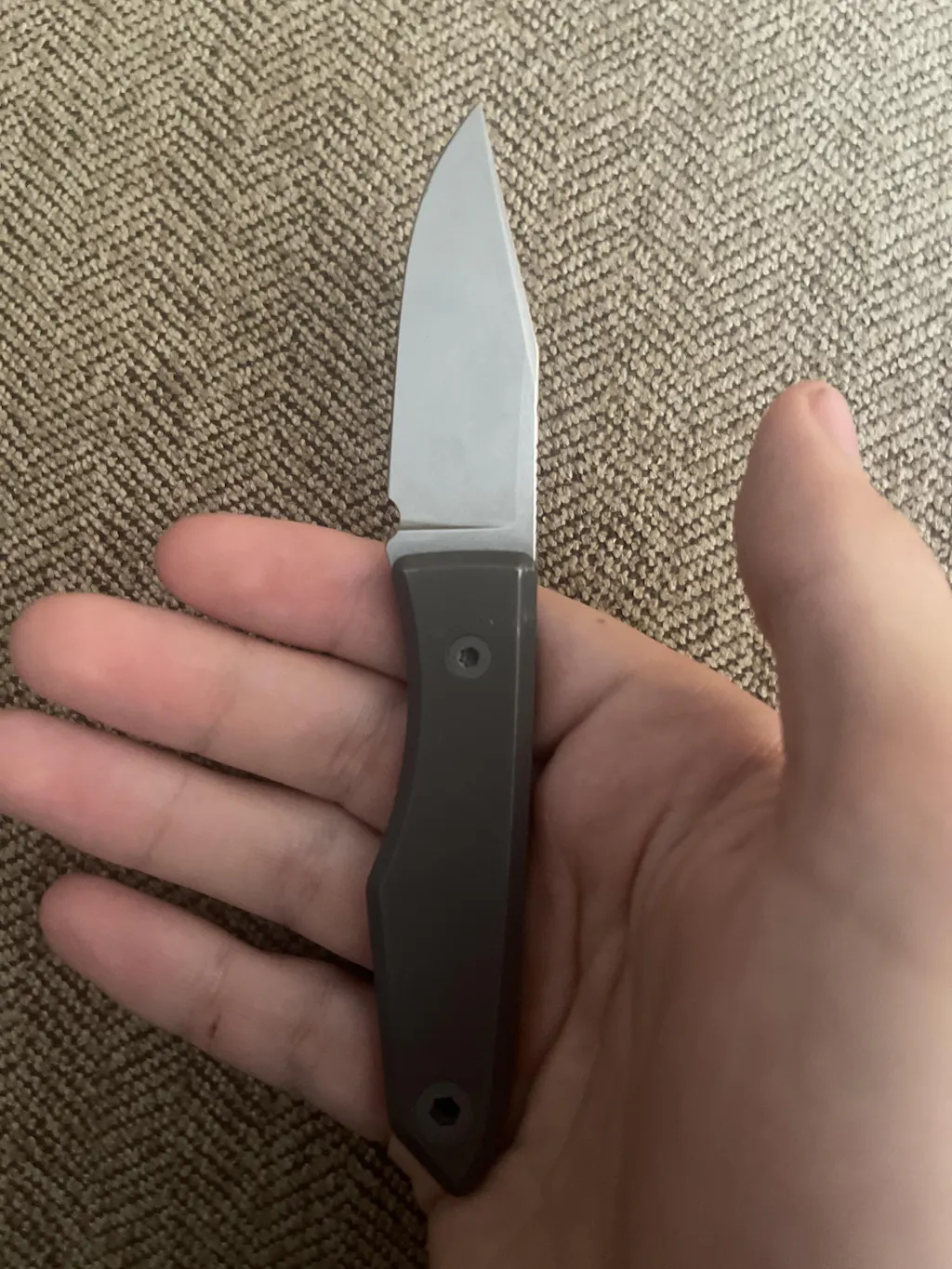 Ti Lookout Titanium Fixed Blade Knife with Durable Sheath | Big Idea ...