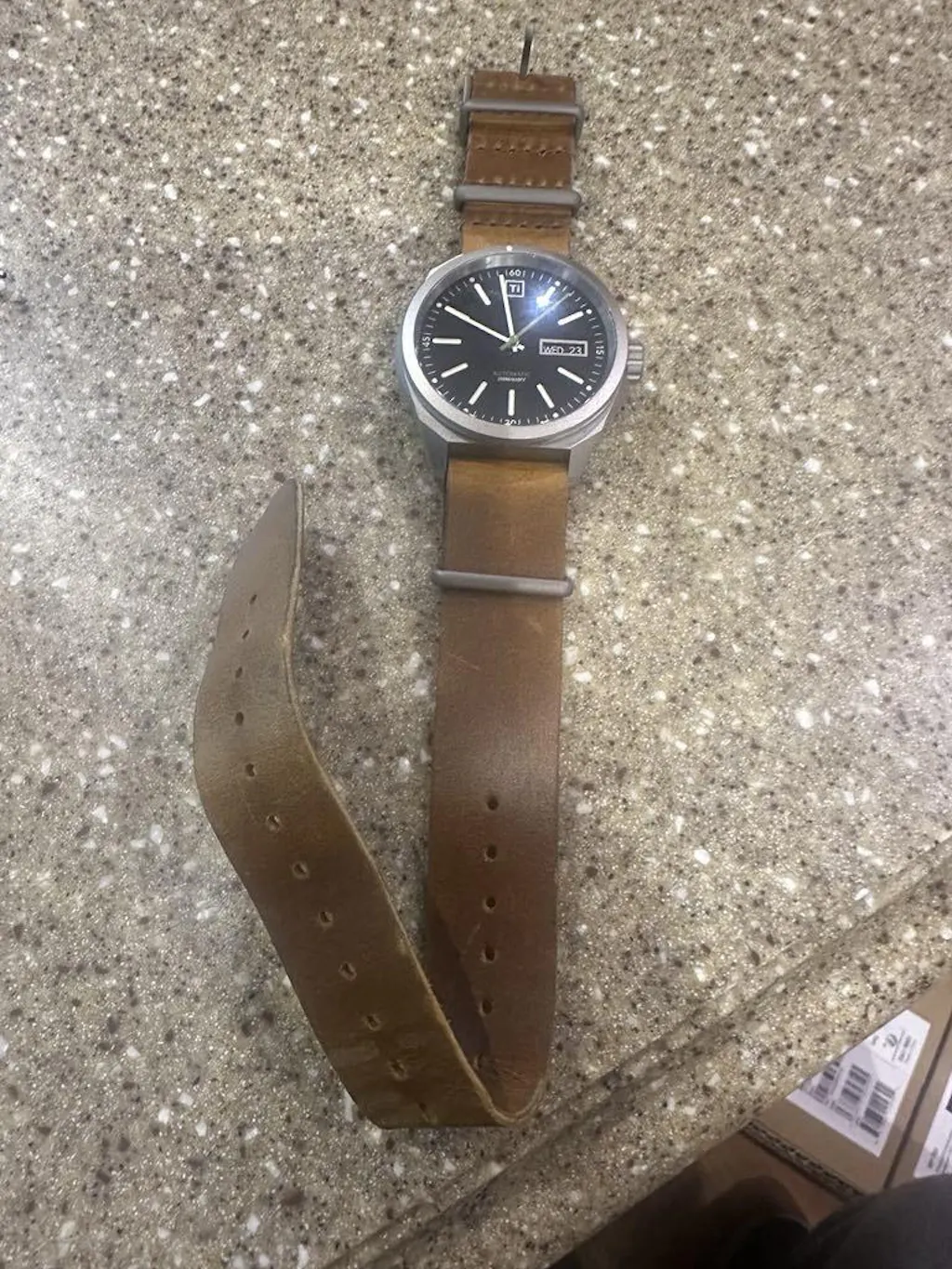 Ti Field Watch / Automatic / Stonewashed - Big Idea Design LLC