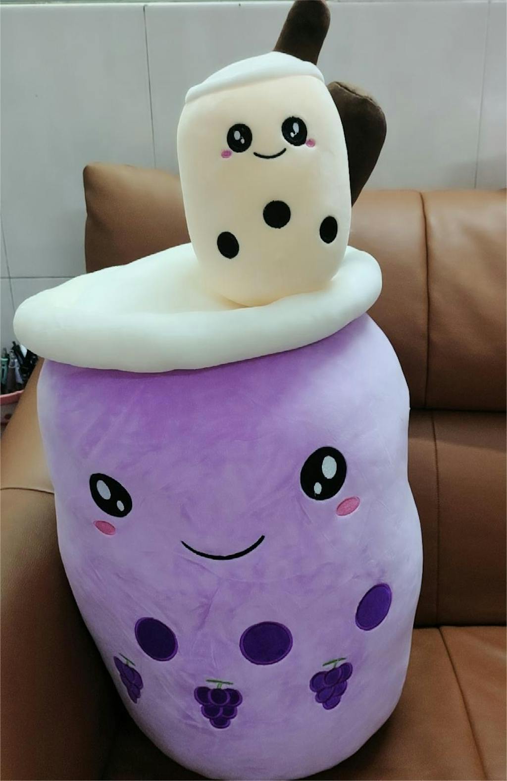 Bubble Tea Boba Plush Toy - Cute Stuffed Animal for All Ages – Big ...