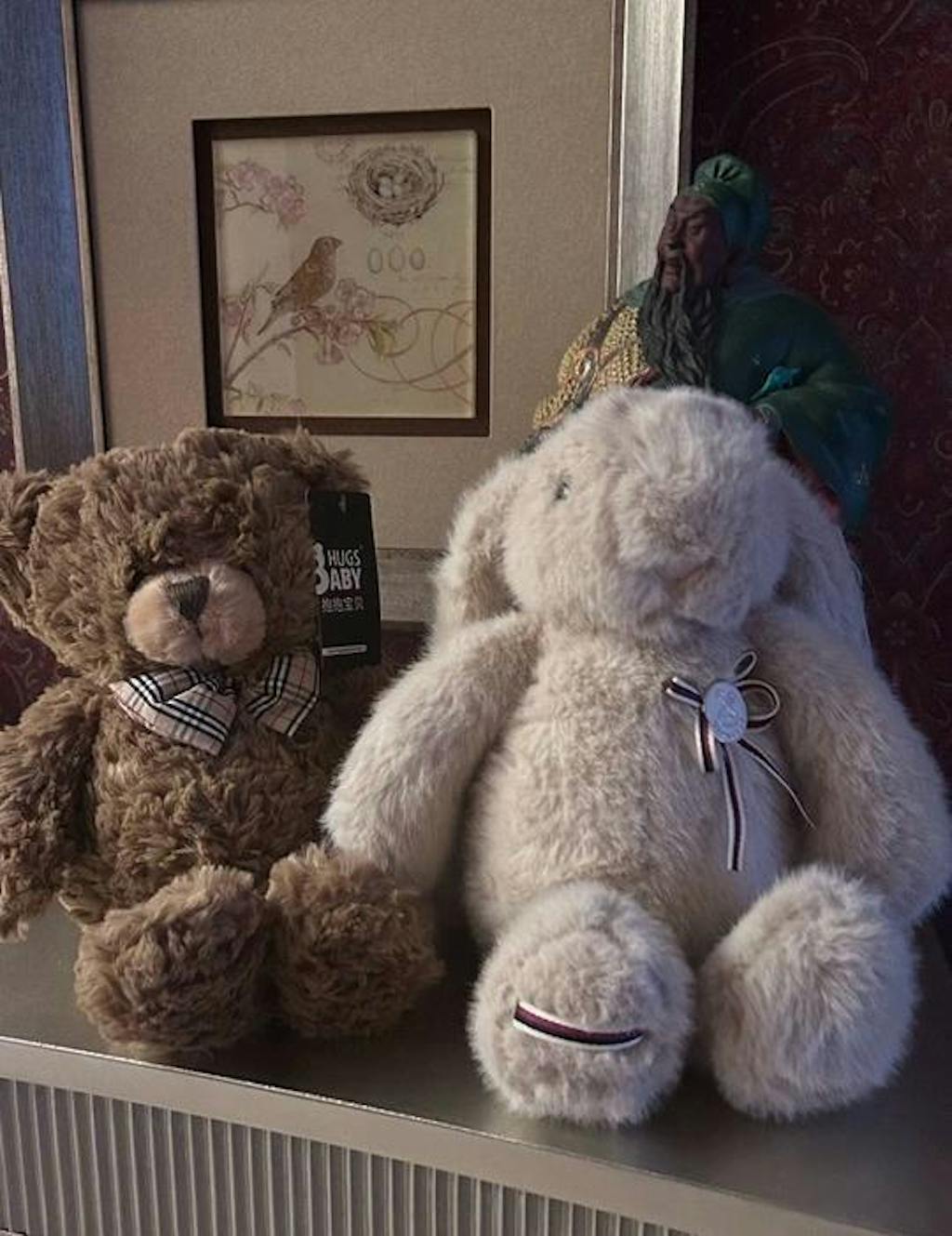 Rabbit Stuffed Animal with Badge | Cuddly Plushie Friend – Big Squishies