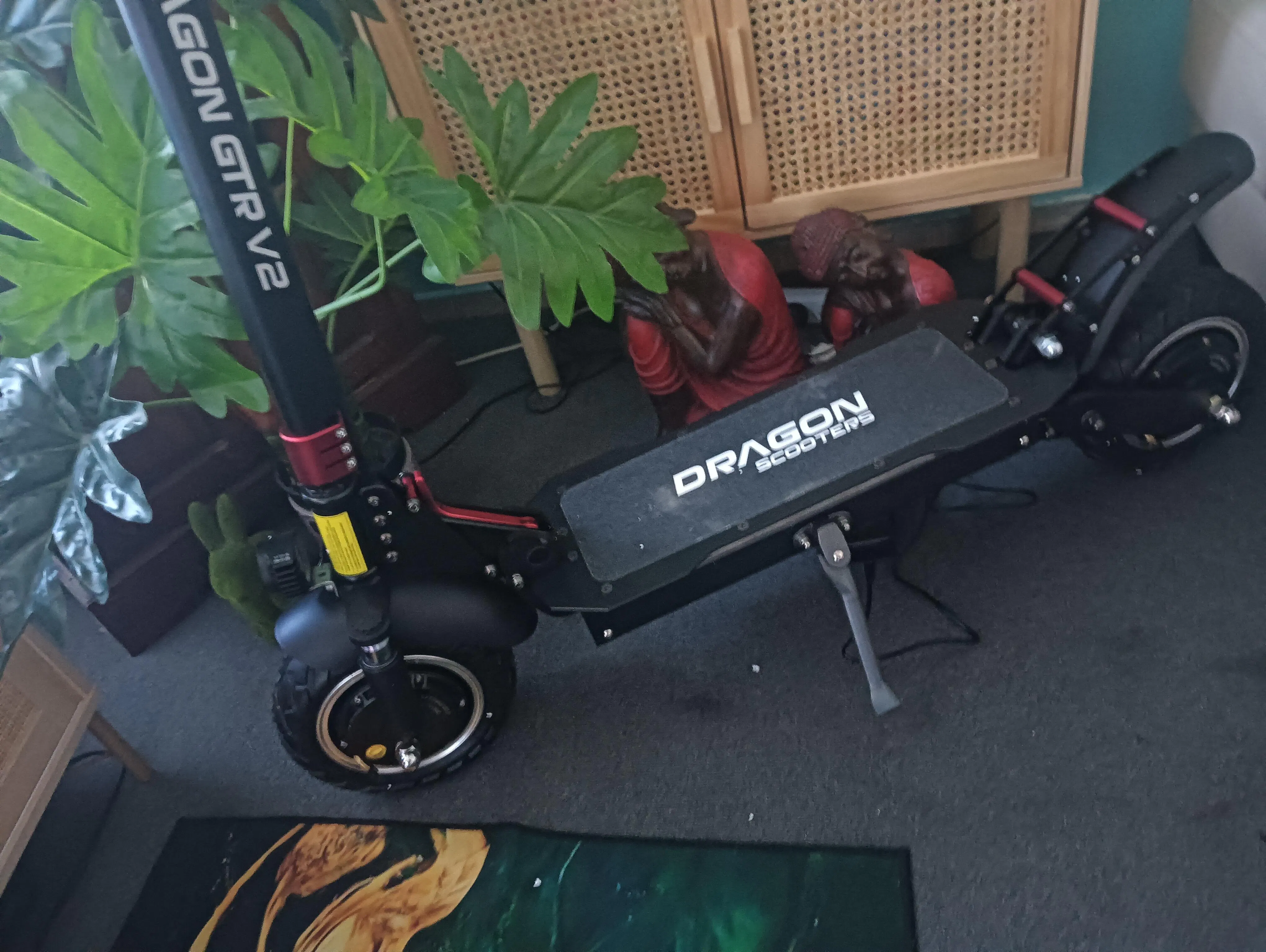 ELECTRIC SCOOTER- DRAGON GTR V2 - DUAL MOTOR 1600 WATTS Max 2400 WATTS