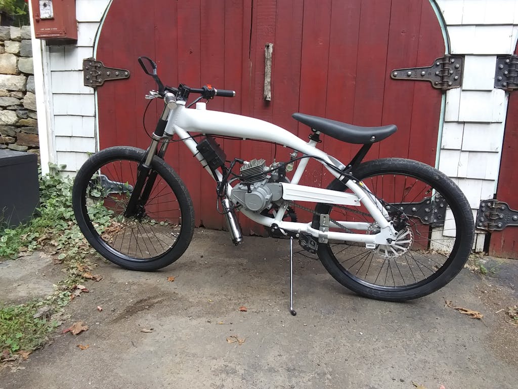 BBR Tuning F-ZERO Motor-Ready Motorized Bicycle - White