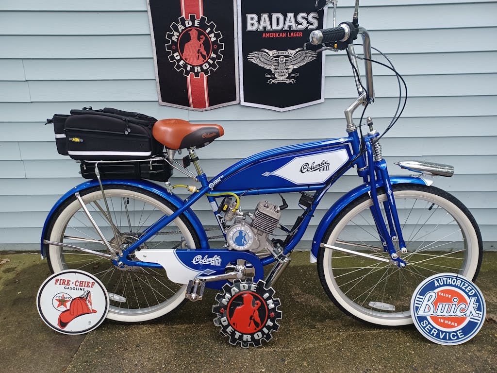 Bike Gas Tanks - 2.5L Rear Gas Tank with Rear Rack | BikeBerry.com