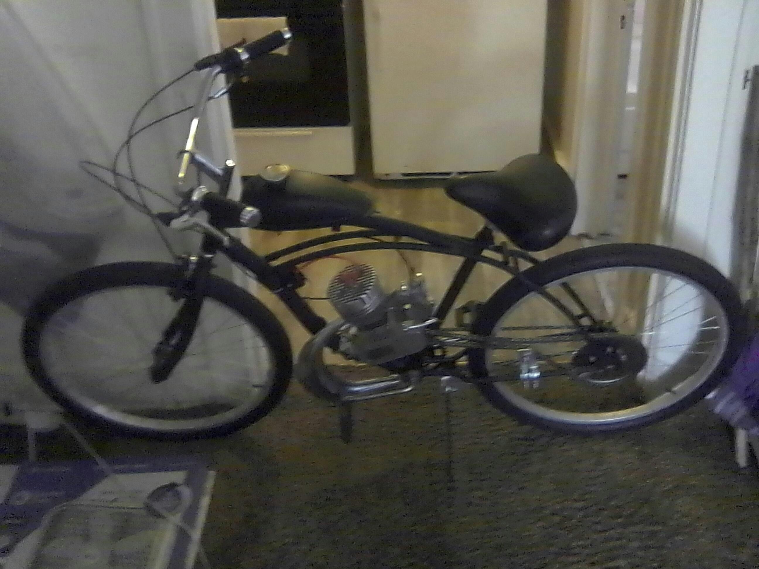 Flying Horse Engines - Silver Angle Fire 2-Stroke Bicycle Engine Kit