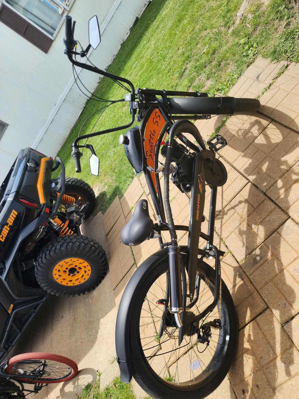 26" Micargi Seattle SS 7-Speed Stretch Cruiser Bicycle