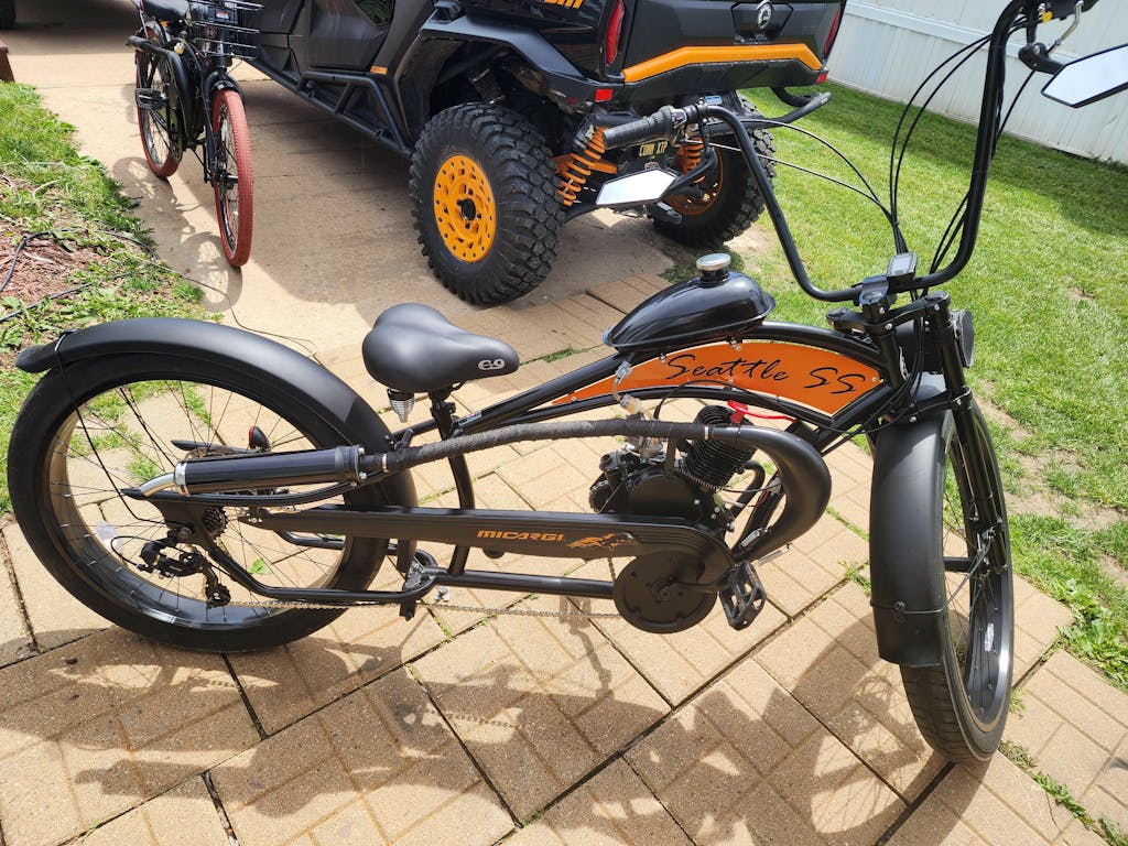 26" Micargi Seattle SS 7-Speed Stretch Cruiser Bicycle