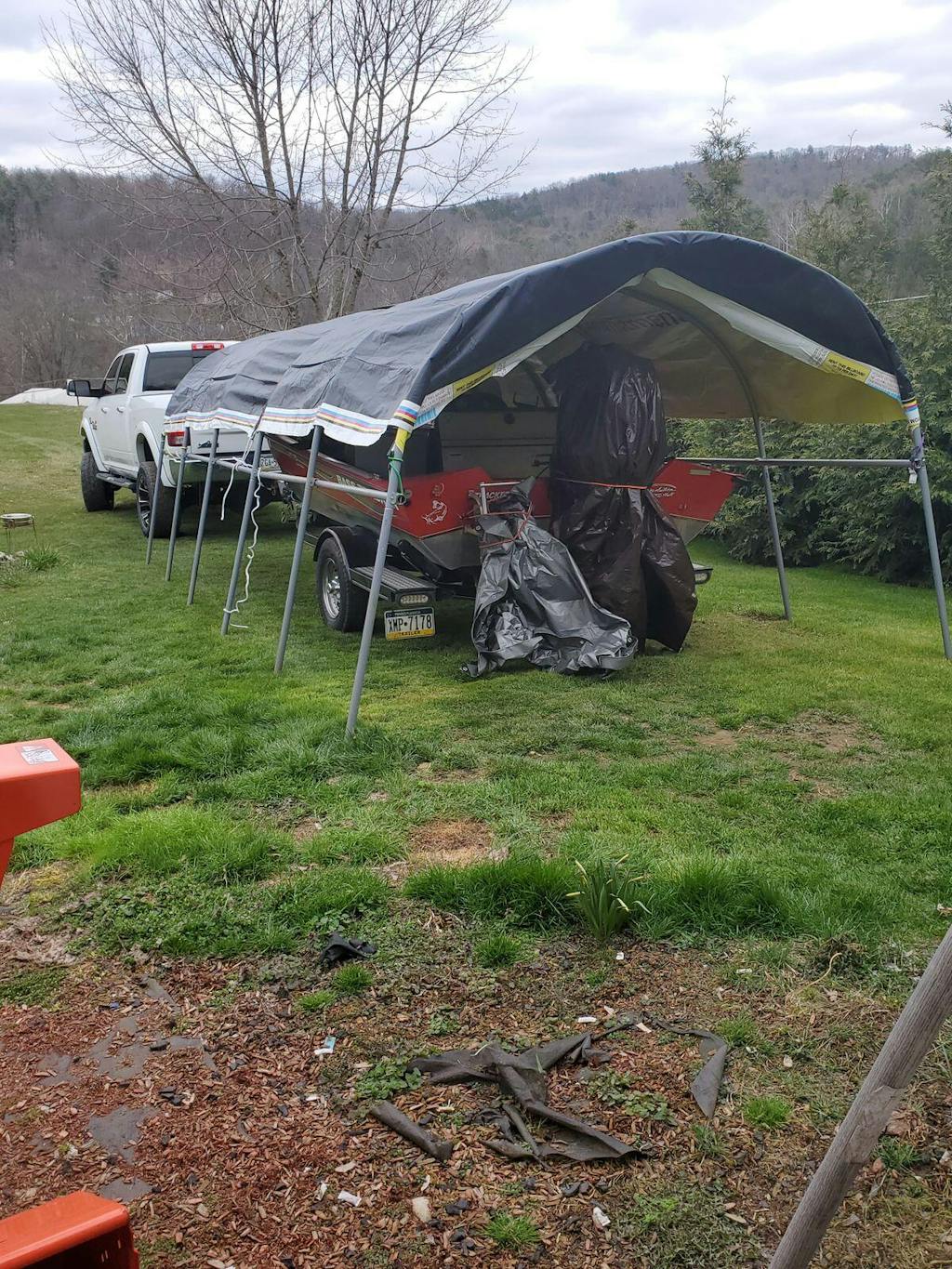 10' x 22' - Reused Vinyl Tarp (Black) — BillboardVinyls