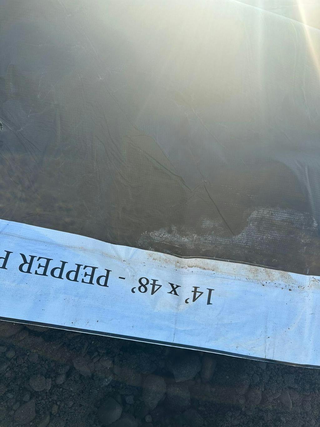 20' x 60' - Reused Vinyl Tarp (Black) — BillboardVinyls