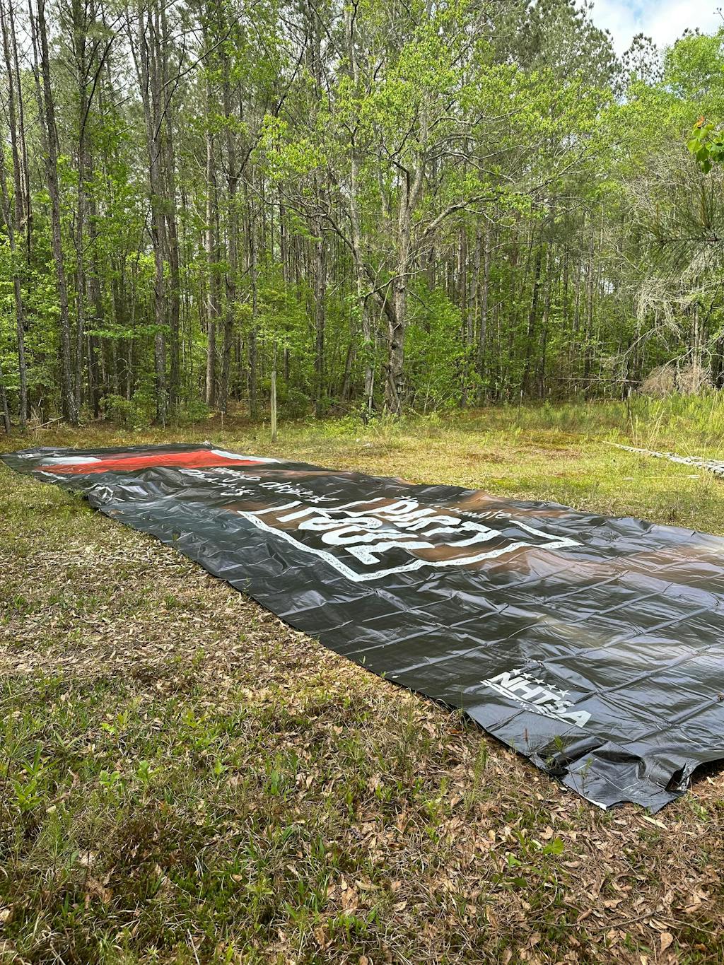 14' x 48' - Reused Vinyl Tarp (Black) — BillboardVinyls