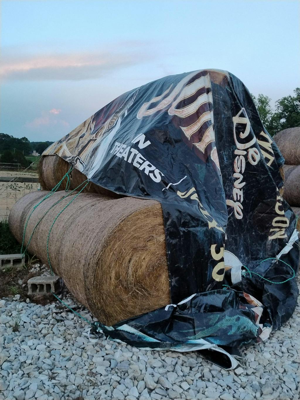 14' x 48' - Reused Vinyl Tarp (Black) — BillboardVinyls