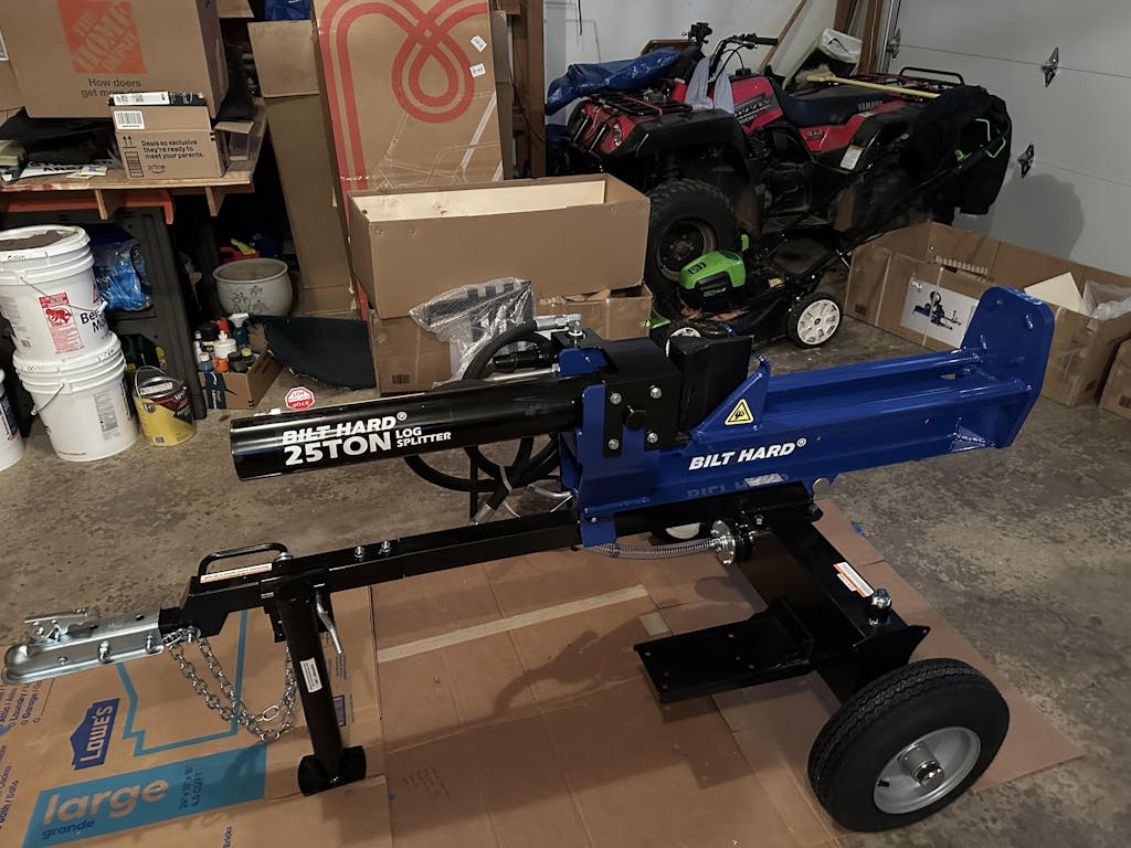 Log Splitter | Electric Powered Wood Splitter 6.5 Ton with Stand – BILT ...