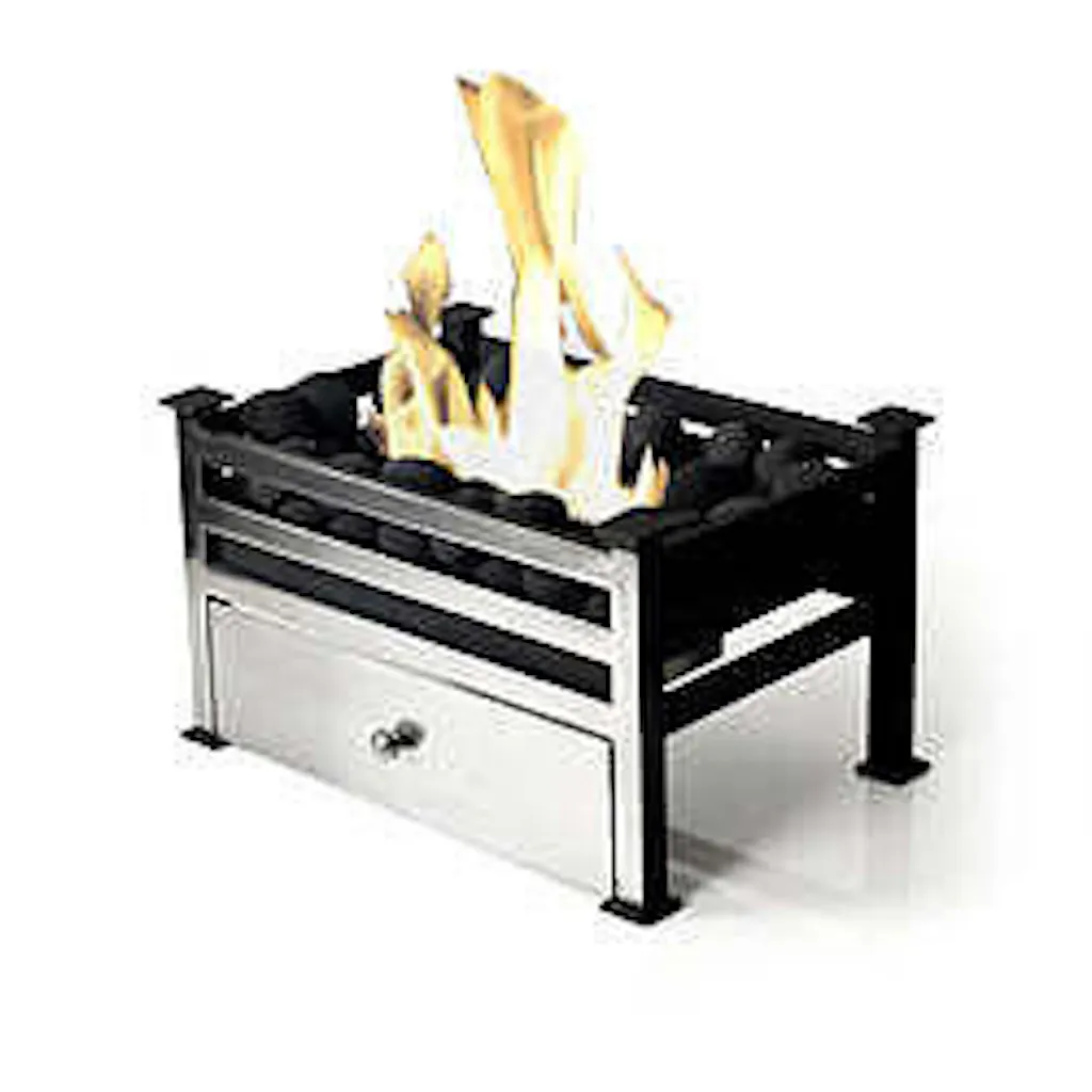 CHELSEA Polished Steel Bioethanol Grate - Default Title