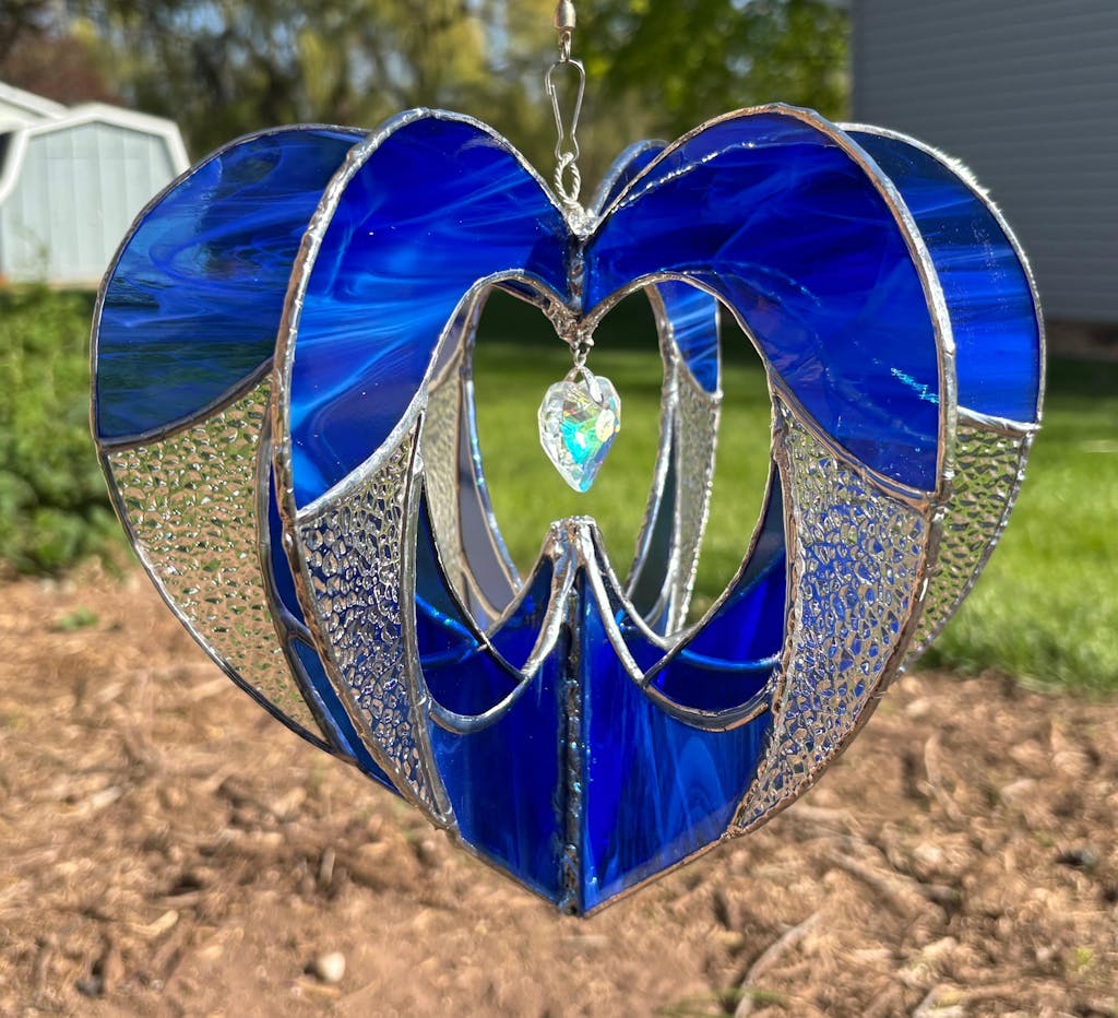 TUTORIAL • 3D Heart Spinner (Full Instructions & Bonus Video) Stained ...