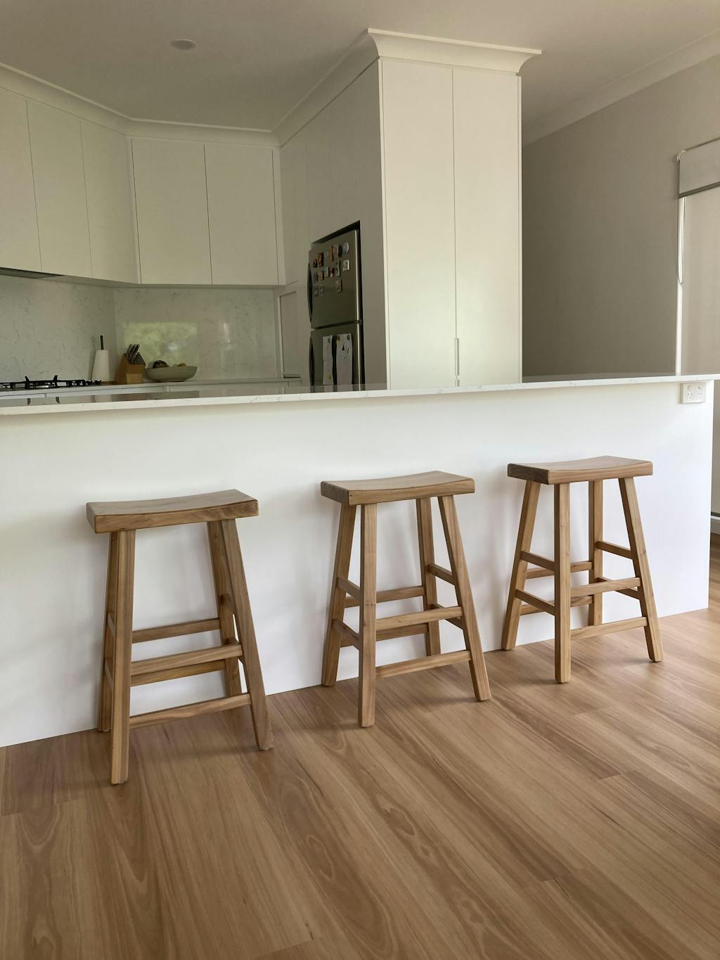 Maggie Solid Elm Counter Stool | Black Mango – Black Mango Interiors