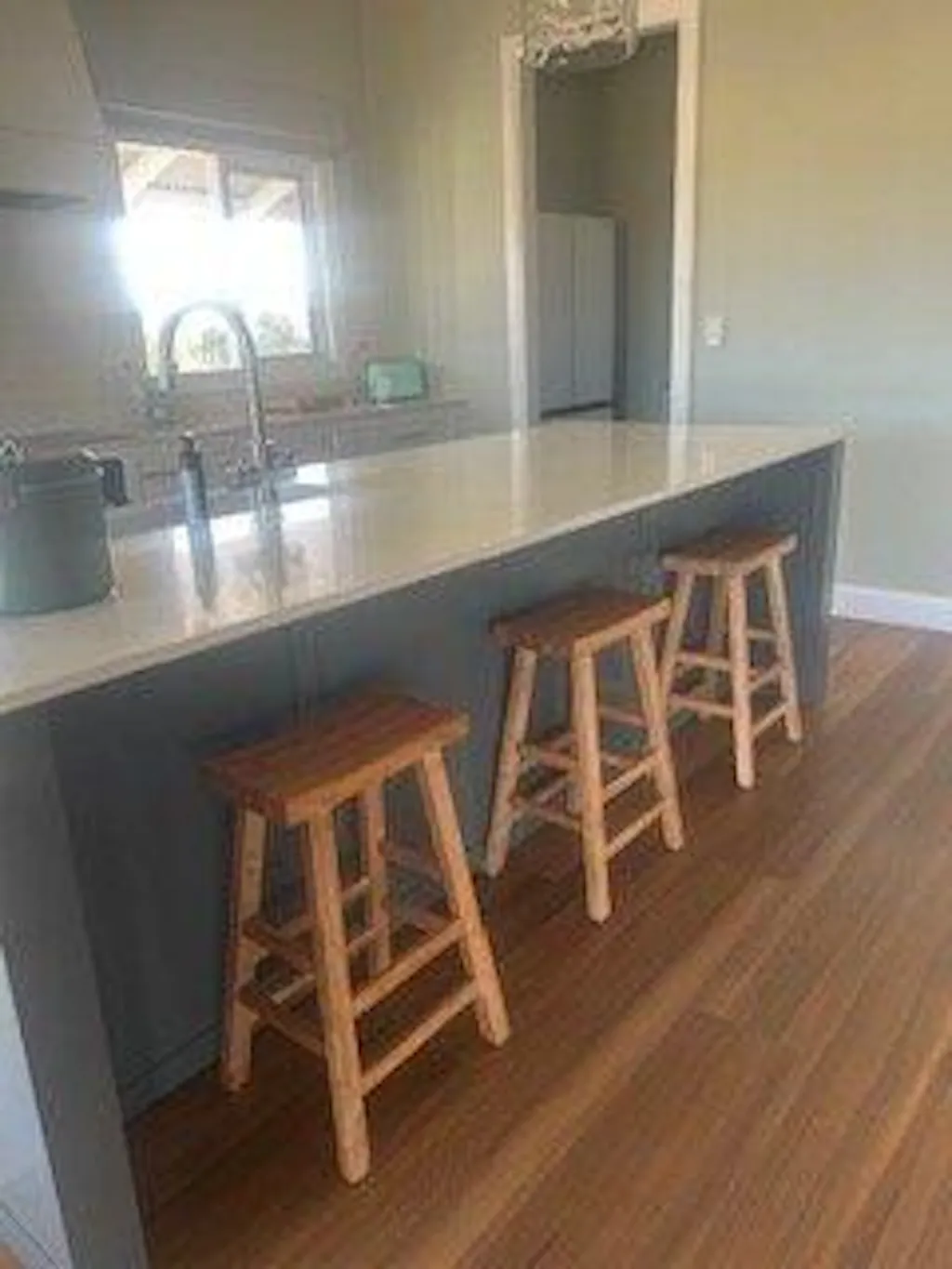 Maggie Solid Elm Counter Stool | Black Mango Interiors