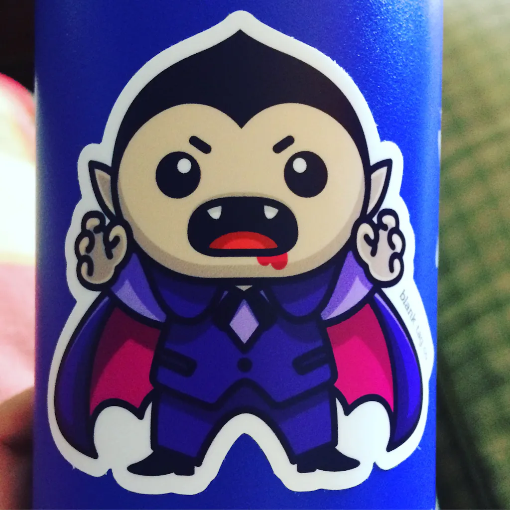 Blank Tag Co.® Vampire Waterproof Sticker