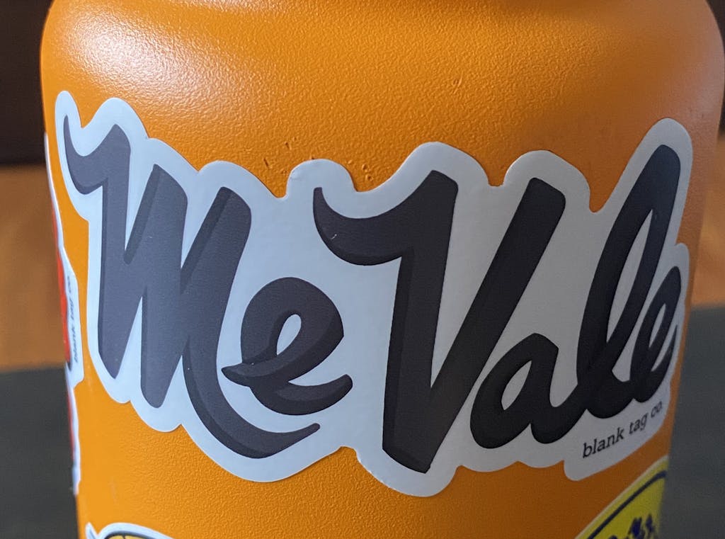 Blank Tag Co.® Waterproof Me Vale Sticker