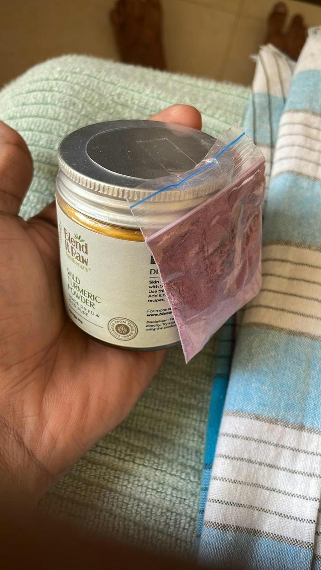 Wild Turmeric Powder [Kasturi Manjal, Curcuma Aromatica, Jangli Haldi ...