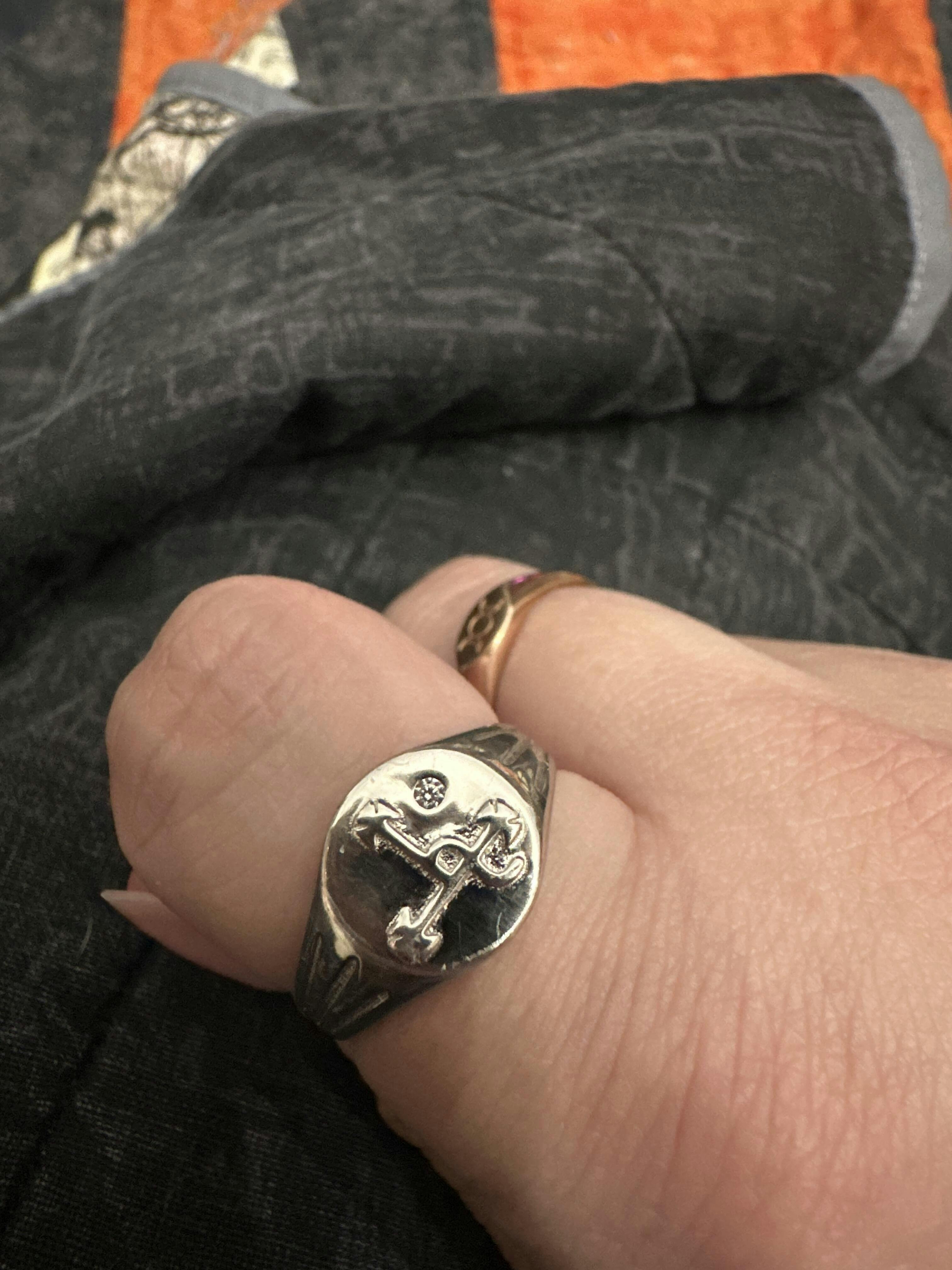 Lilith Sigil Signet Ring – Blessed Be Magick
