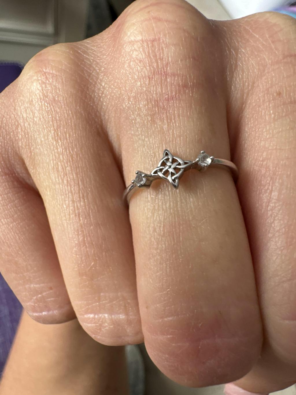 Witch's Knot Moonstone Ring – Blessed Be Magick