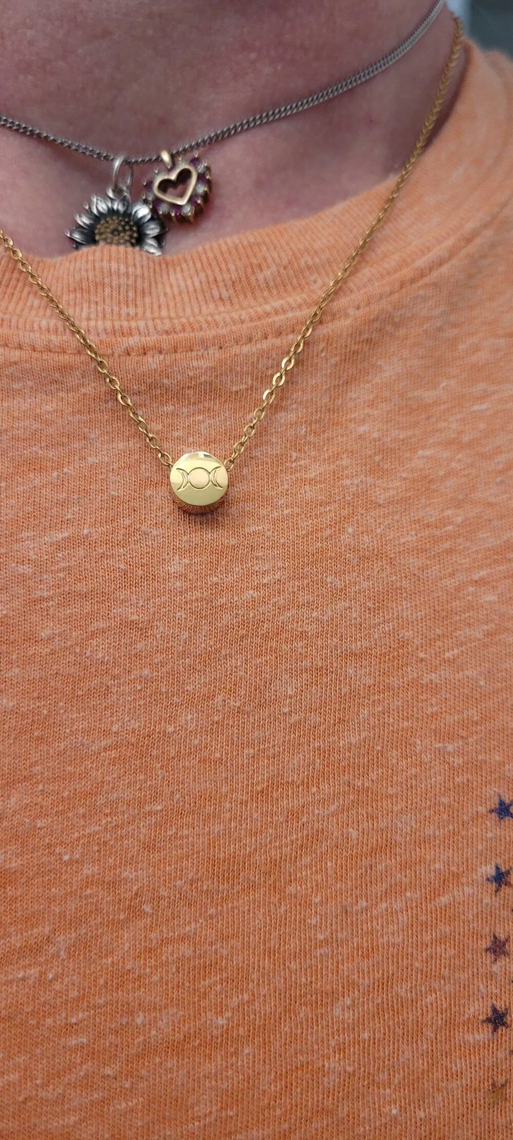 Triple Goddess Mini Pendant Necklace – Blessed Be Magick