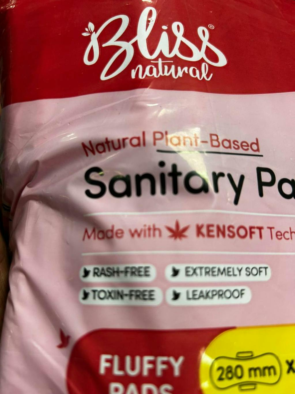 Buy Organic Sanitary Pads - XL Fluffy-Jumbo (34 Pads) - Bliss Natural