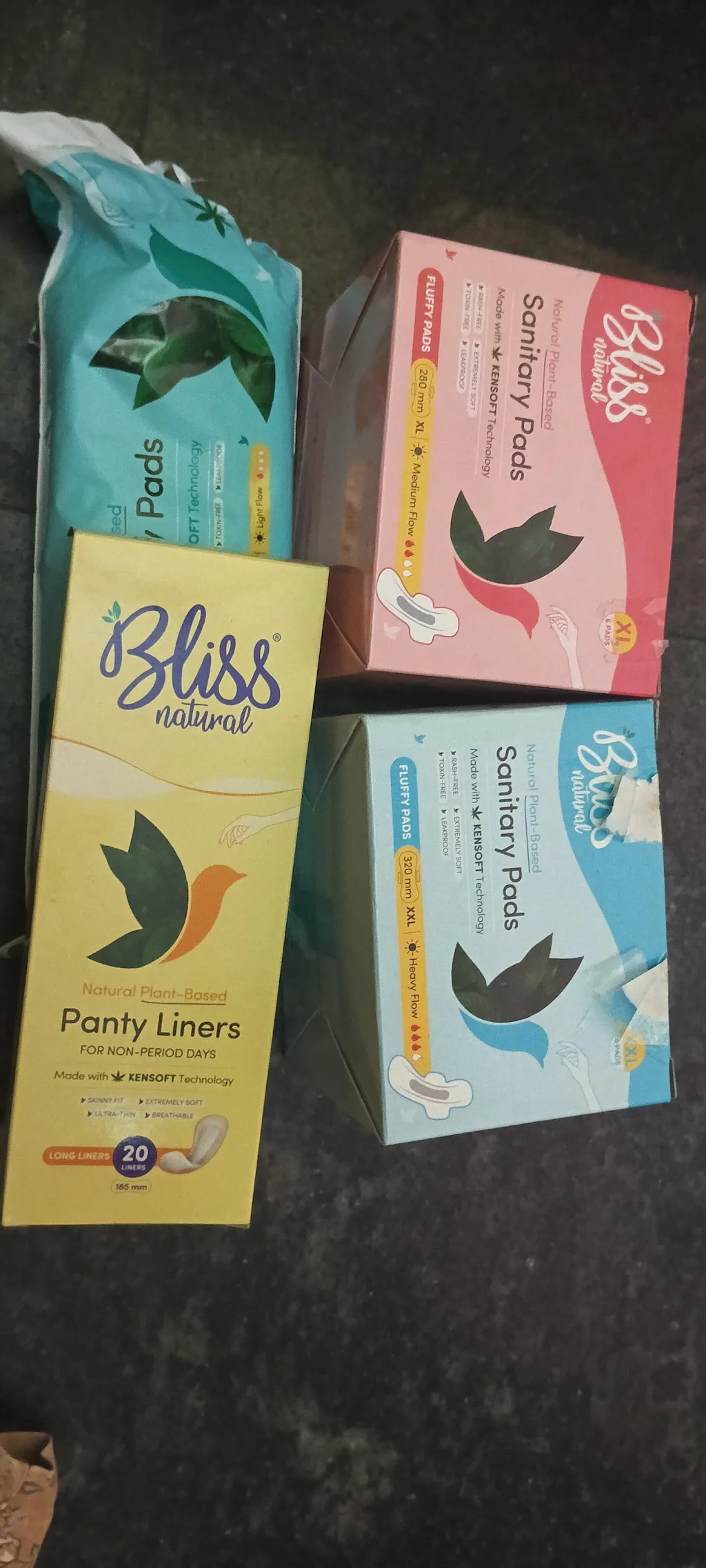 Sanitary Pads for Women L Size (6 Pads) | Plant-Based | Bliss Natural