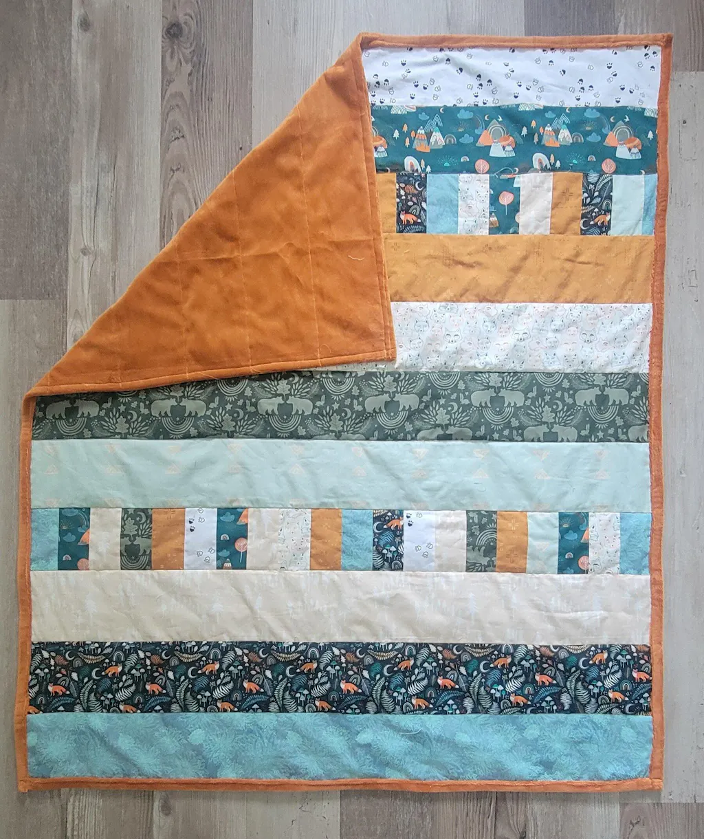 Bricks and Beams Quilt Kit - Timberline – Block Party Quilt Co