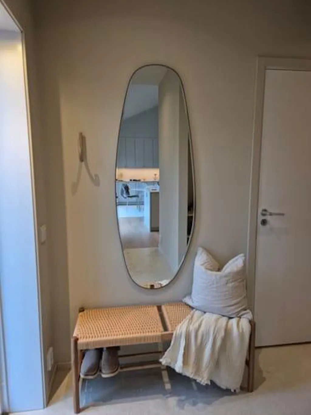 BLOSSHOLM » Opal Mirror Large | 150 x 55 cm - Asymmetrical Shaped