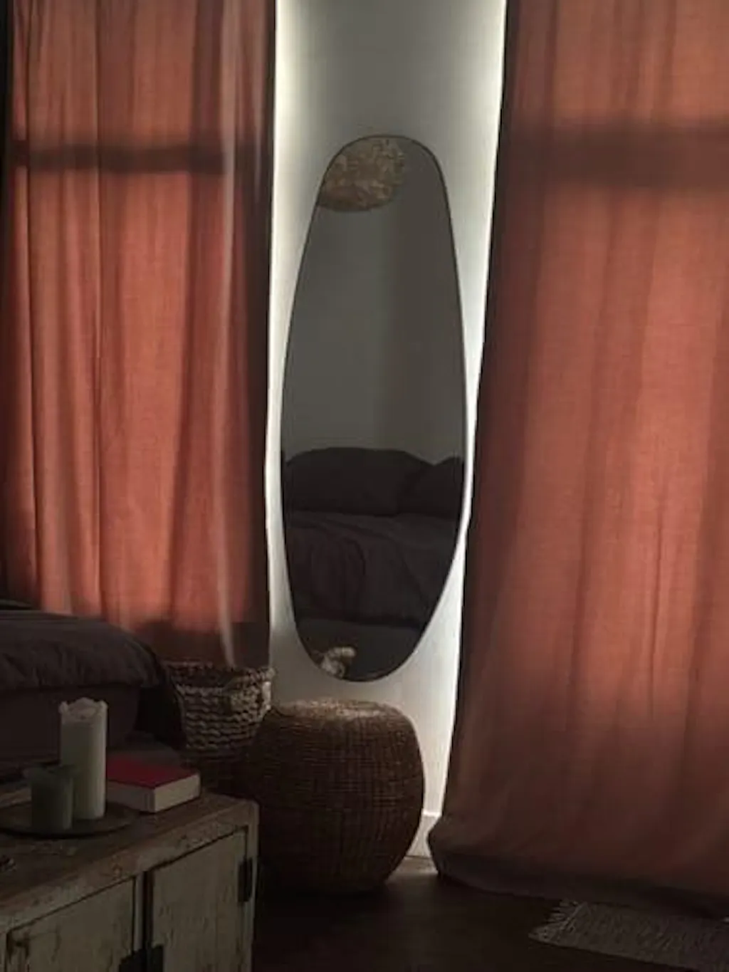 BLOSSHOLM » Opal Mirror Large | 150 x 55 cm - Asymmetrical Shaped