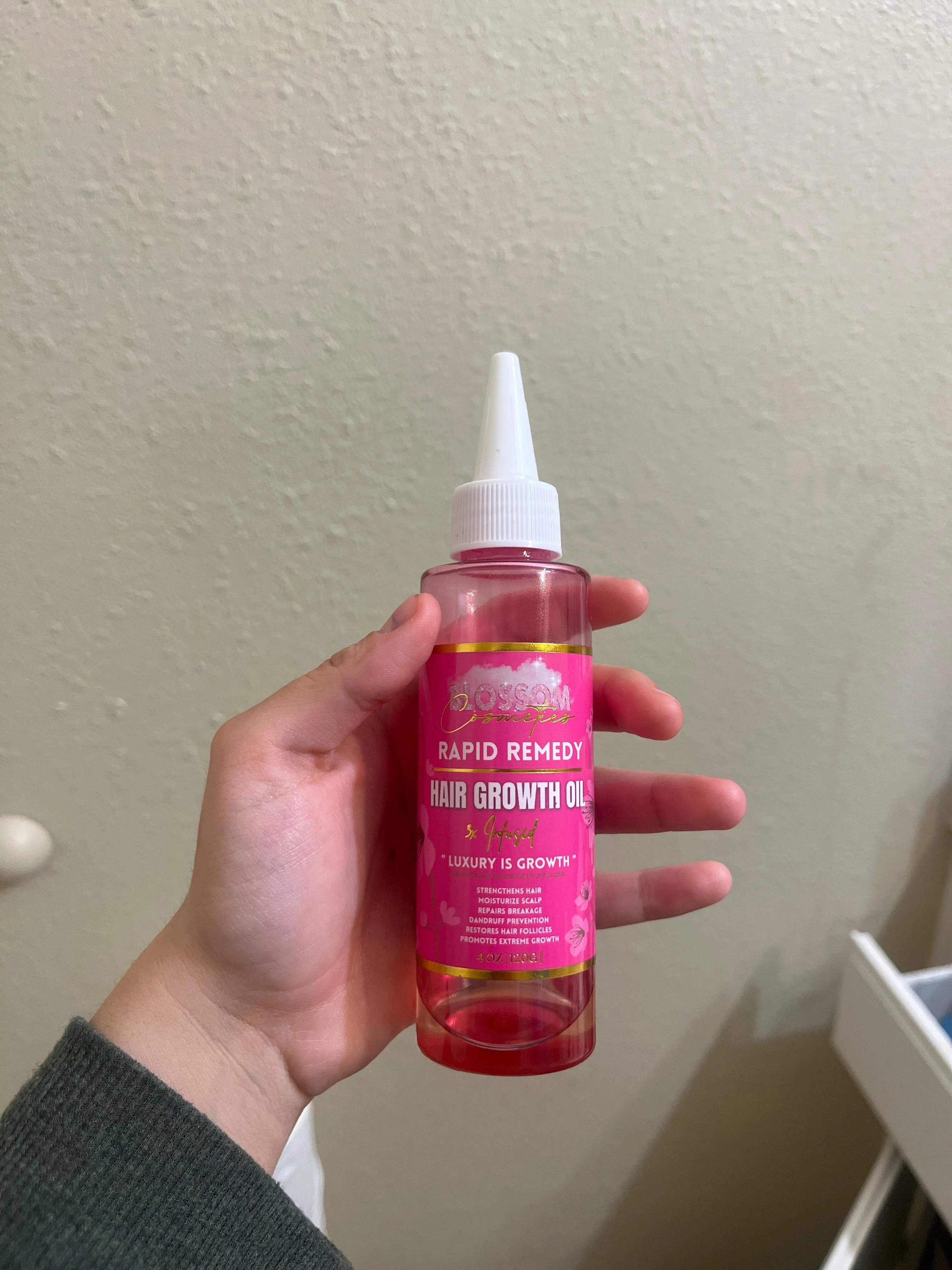 RAPID REMEDY HAIR GROWTH OIL – Blossom Cosmetics