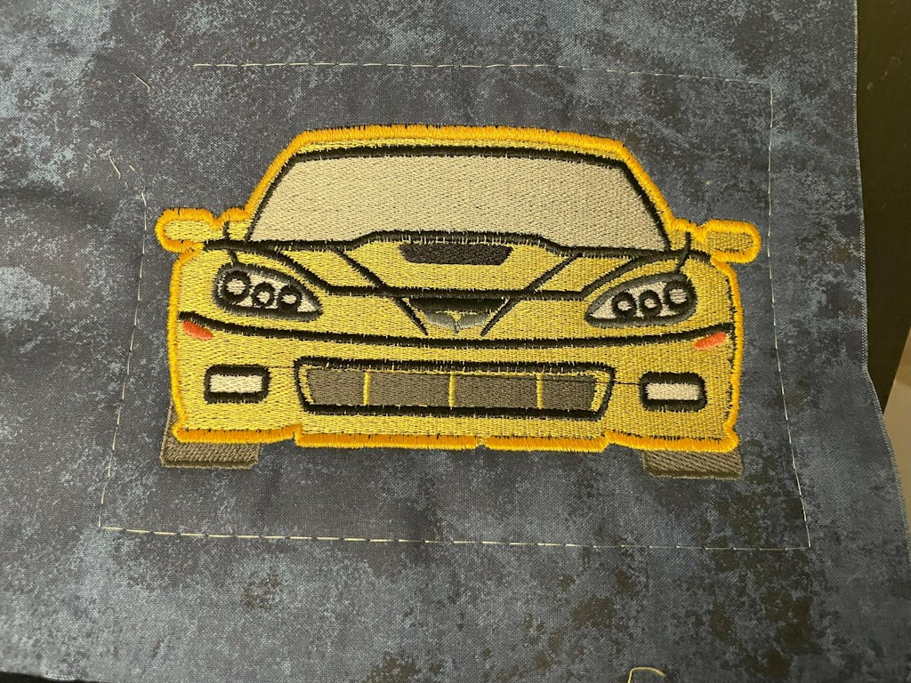 Corvette Vintage Embroidery Set ⋆ 5 sizes each design ⋆ Blu Cat Red Dog