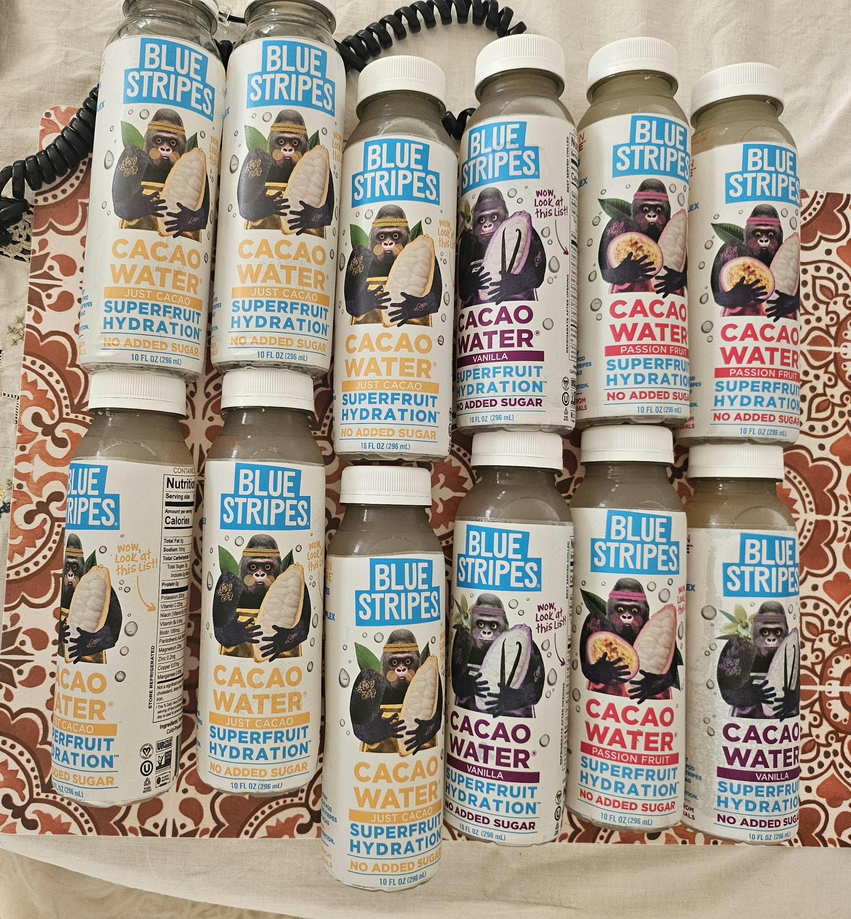 Cacao Water - Variety Pack – Blue Stripes