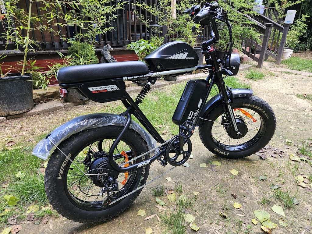Bluvall K10 eBike – Top Speed 35 mph, 120 Miles Range, 52V 20Ah + 52V ...