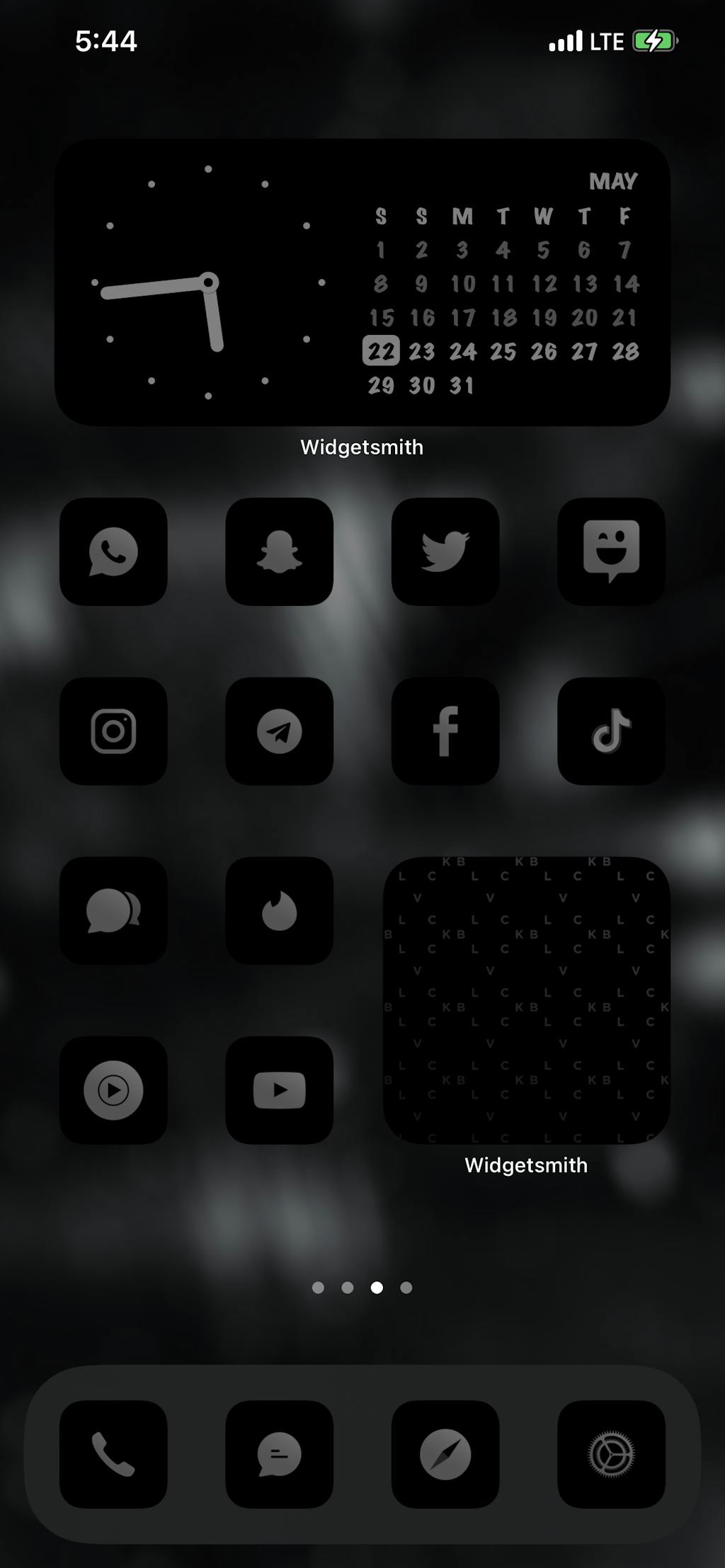 Black Aesthetic iOS14 Icons Set | Blvck Paris