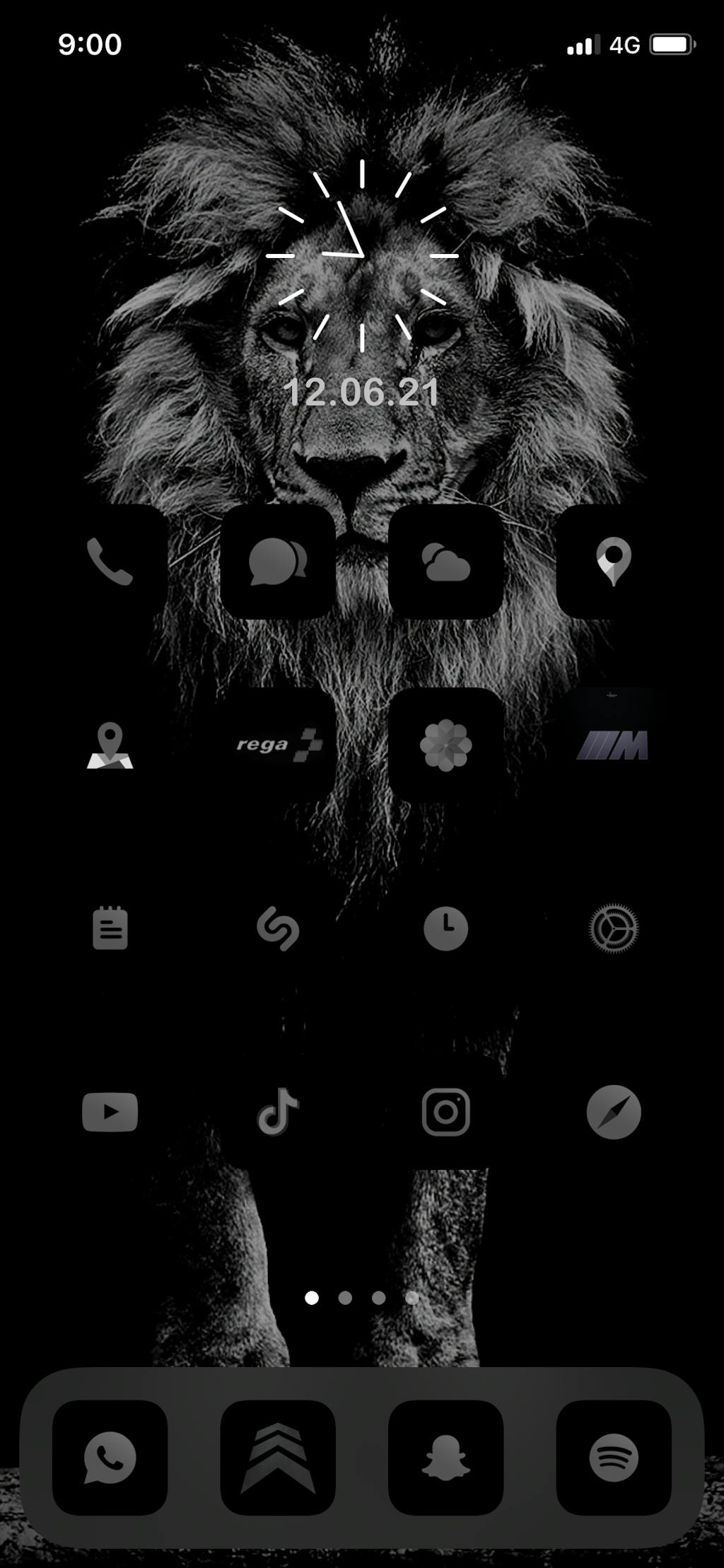 Black Aesthetic iOS14 Icons Set | Blvck Paris