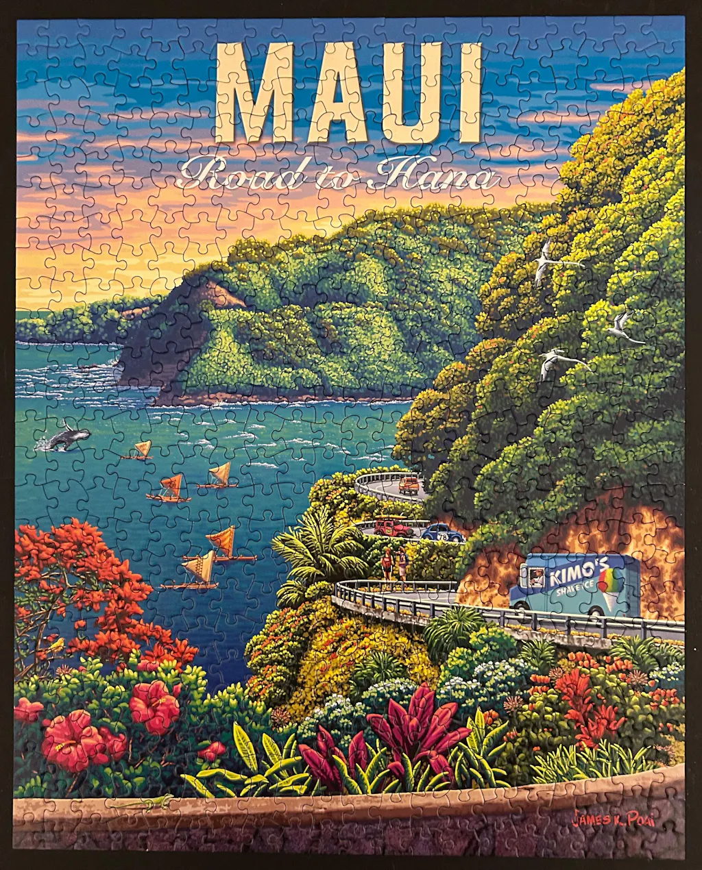 Maui Road to Hana | 500 Piece Boardwalk Jigsaw Puzzle – Boardwalk Puzzles