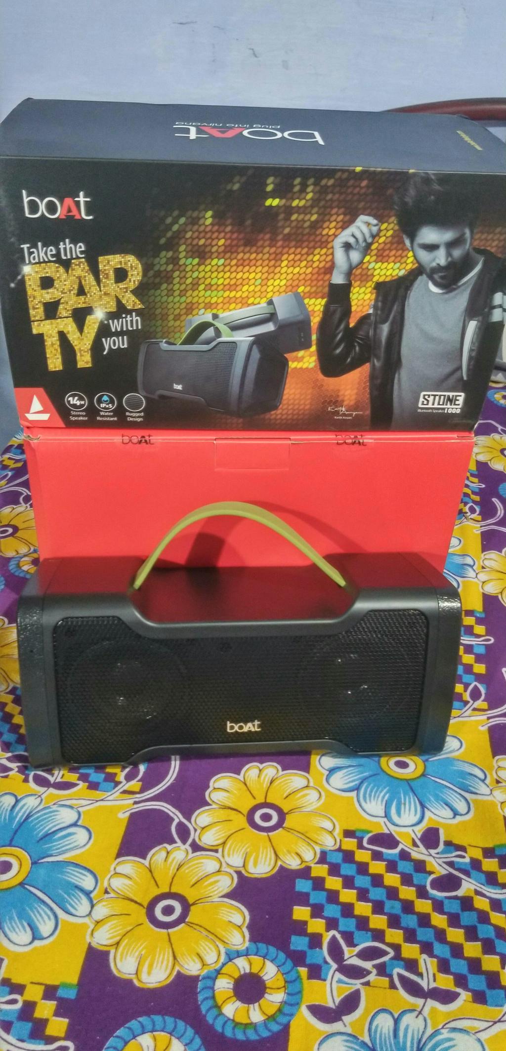 Stone 1000 | Bluetooth Speaker with 14W speaker Output, Up to 10 Hours