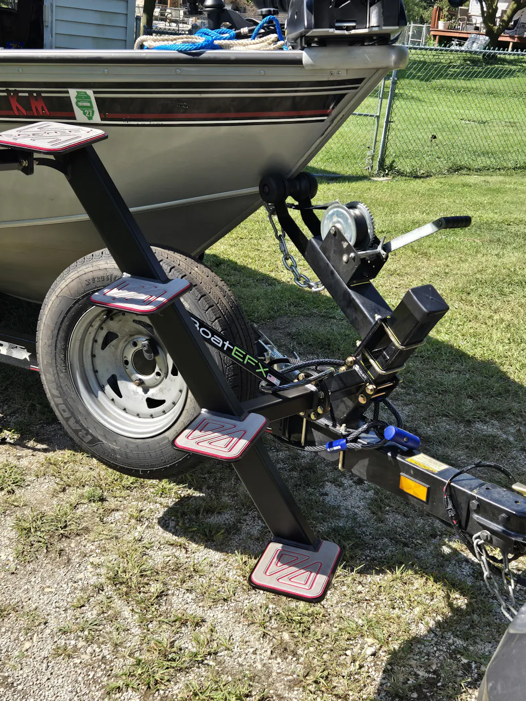Tracker® Boat Trailer Steps by BoatEFX