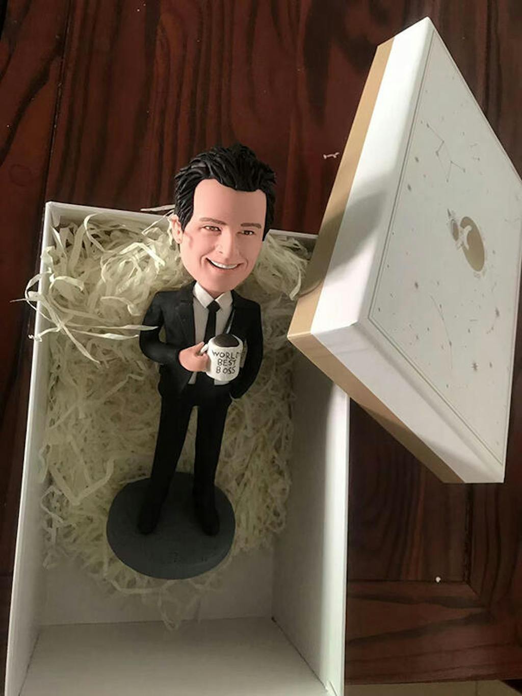 Personalized Custom Bobblehead Doll for Boss From His Photo Online ...