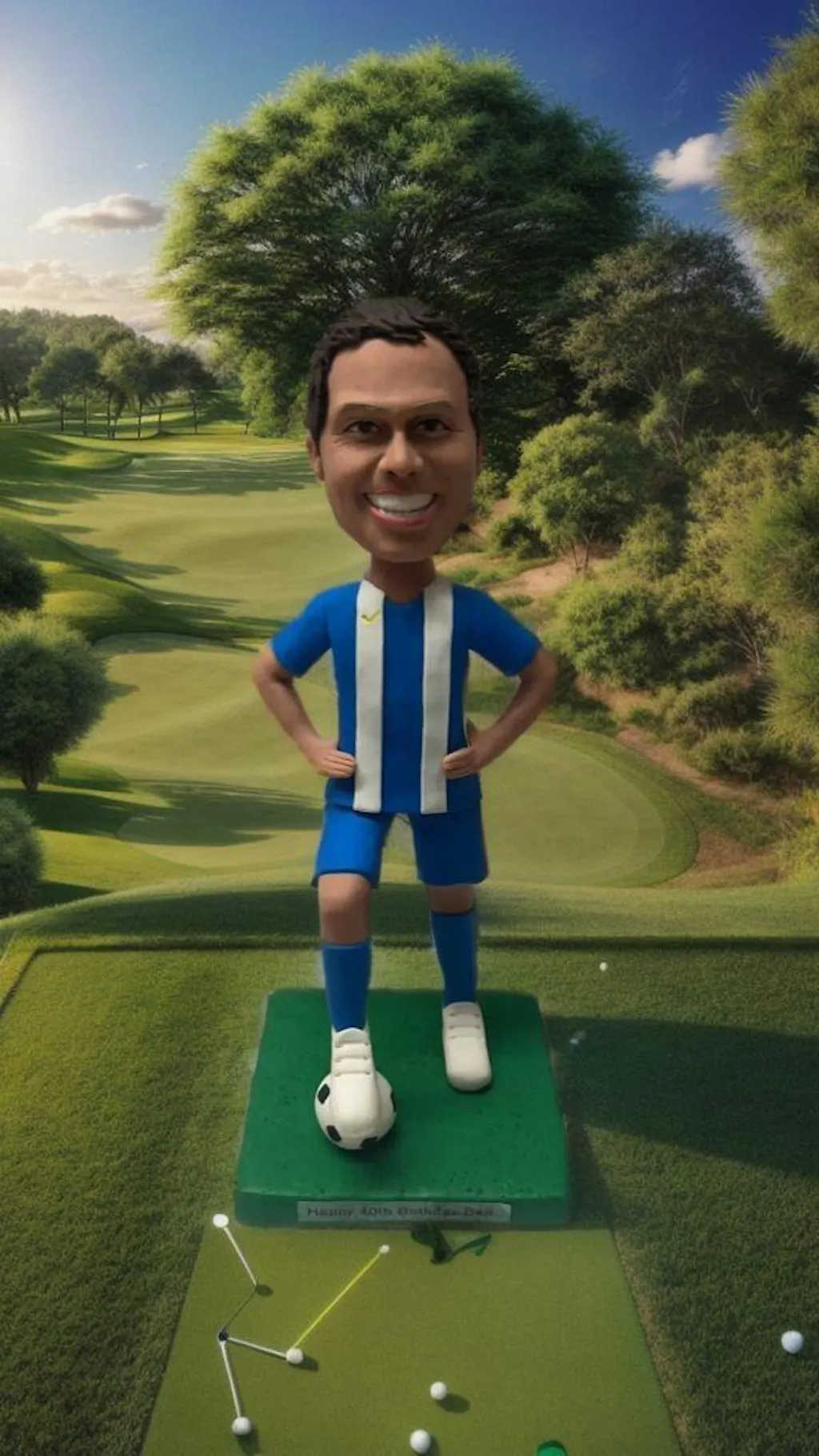 Personalised Custom Football Player Bobbleheads From Him Photos - Gift ...