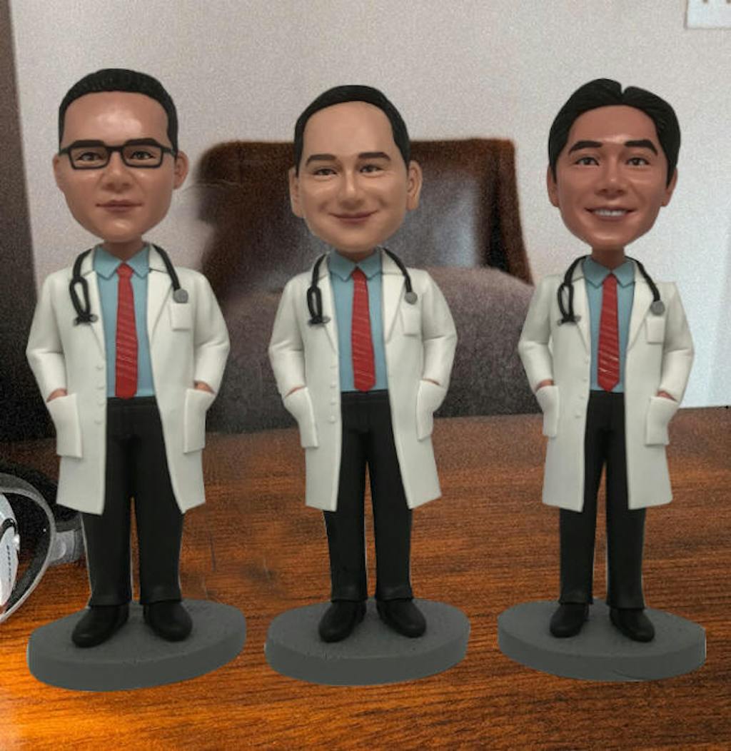 Personalized Custom Doctor Bobbleheads Craft - Christmas Doctor's Gifts ...