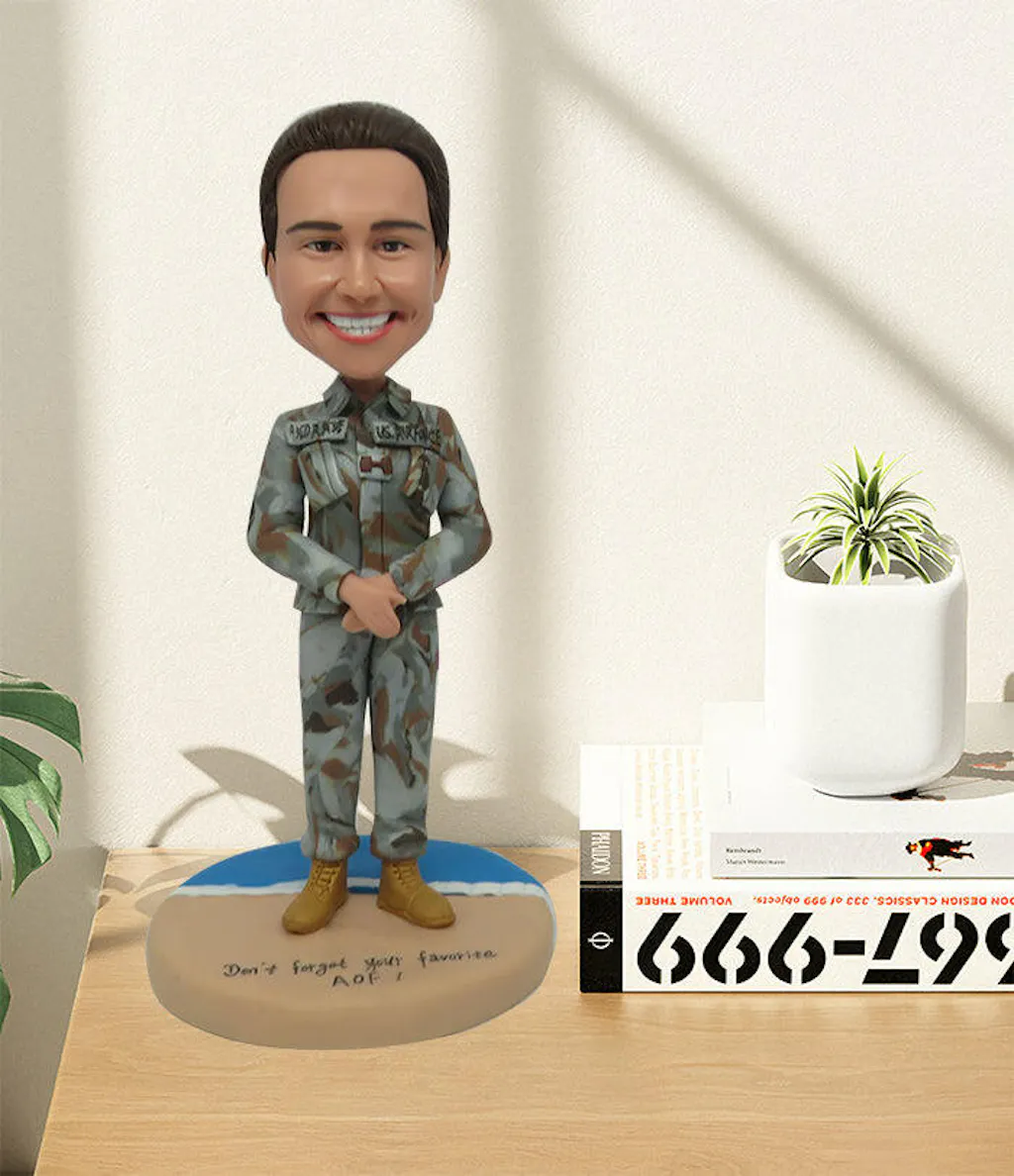 Custom Female Soldier Bobblehead From Photos - Christmas Ideas ...