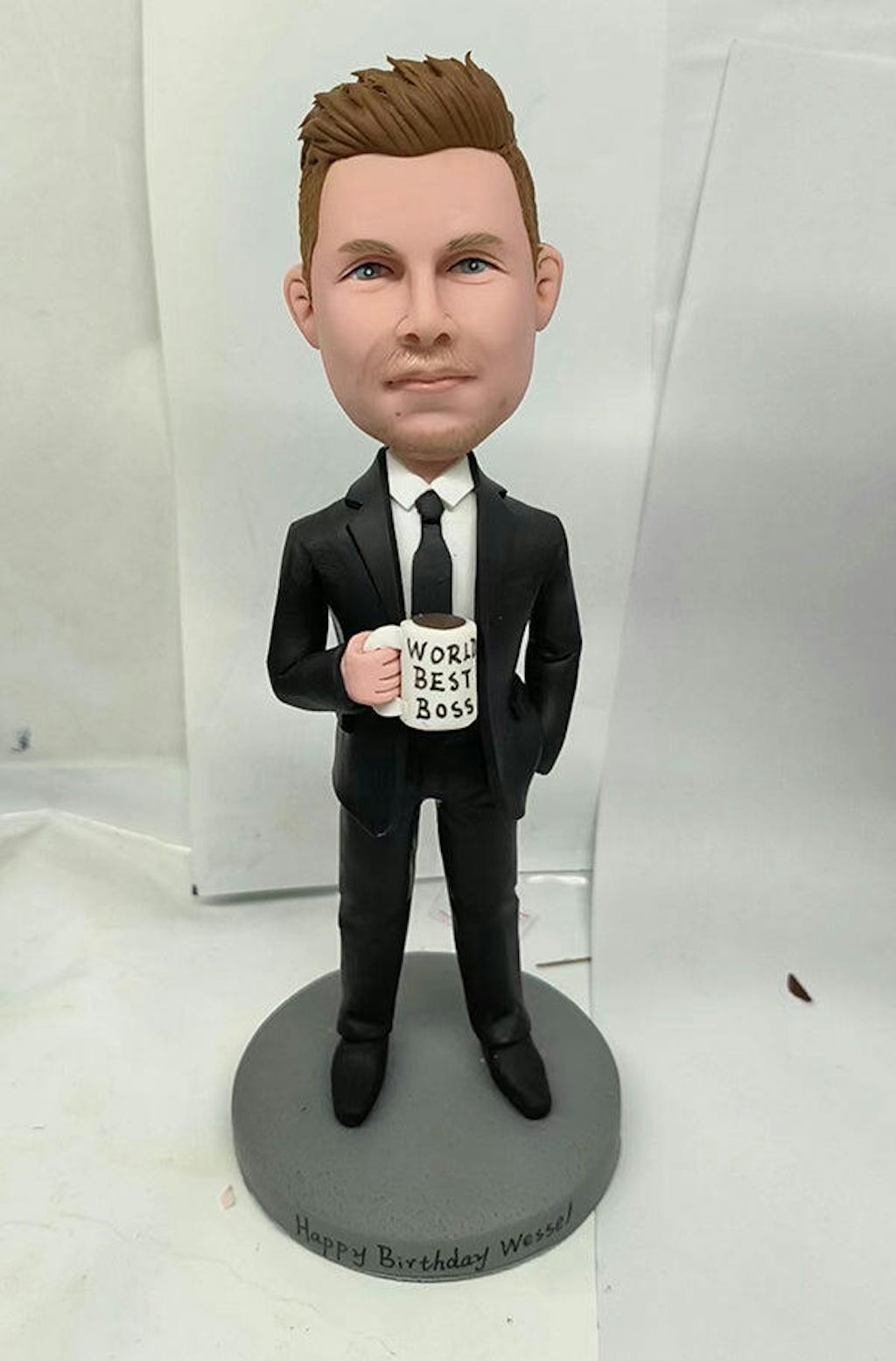Personalized Custom Bobblehead Doll for Boss From His Photo Online ...
